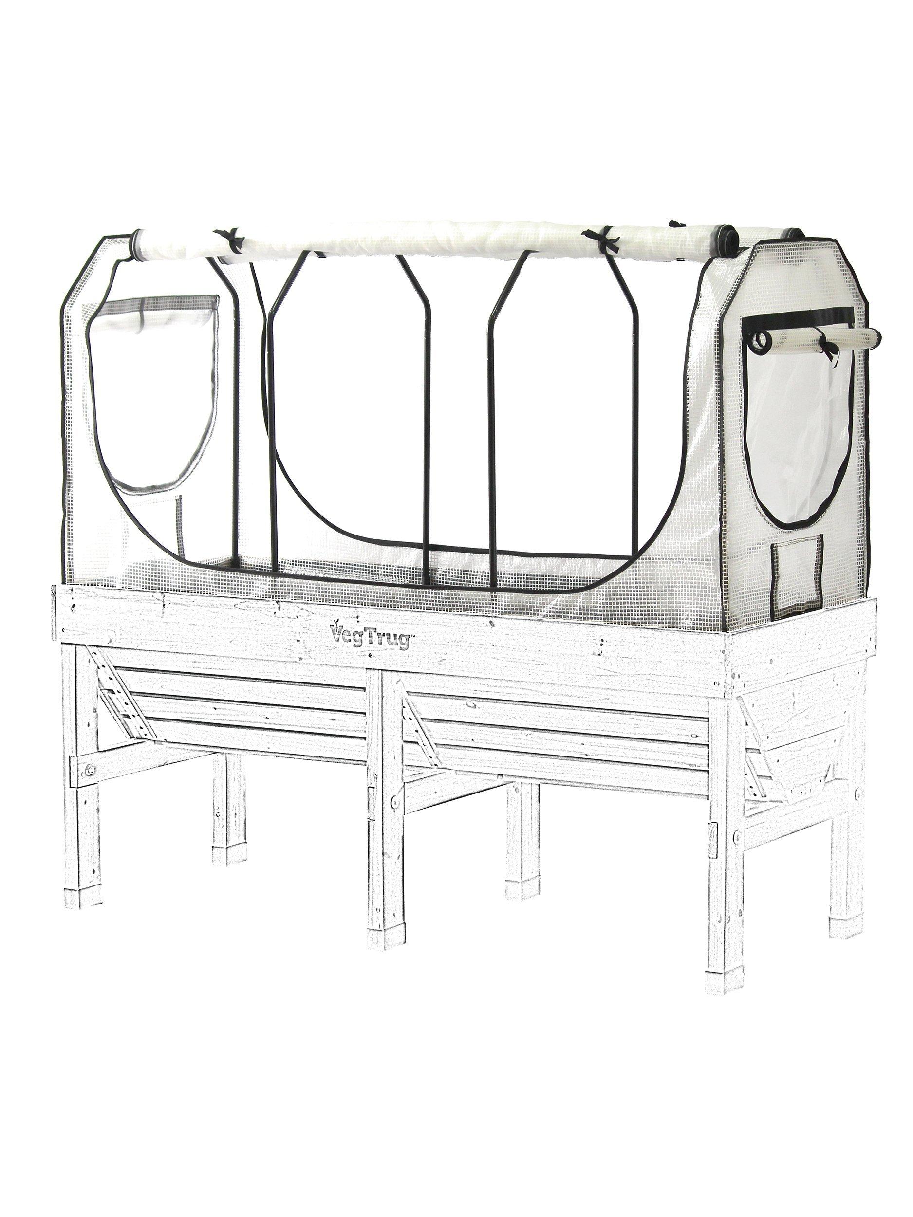 VegTrug Classic Greenhouse Frame & Multi Cover Set for Outdoor Medium ...