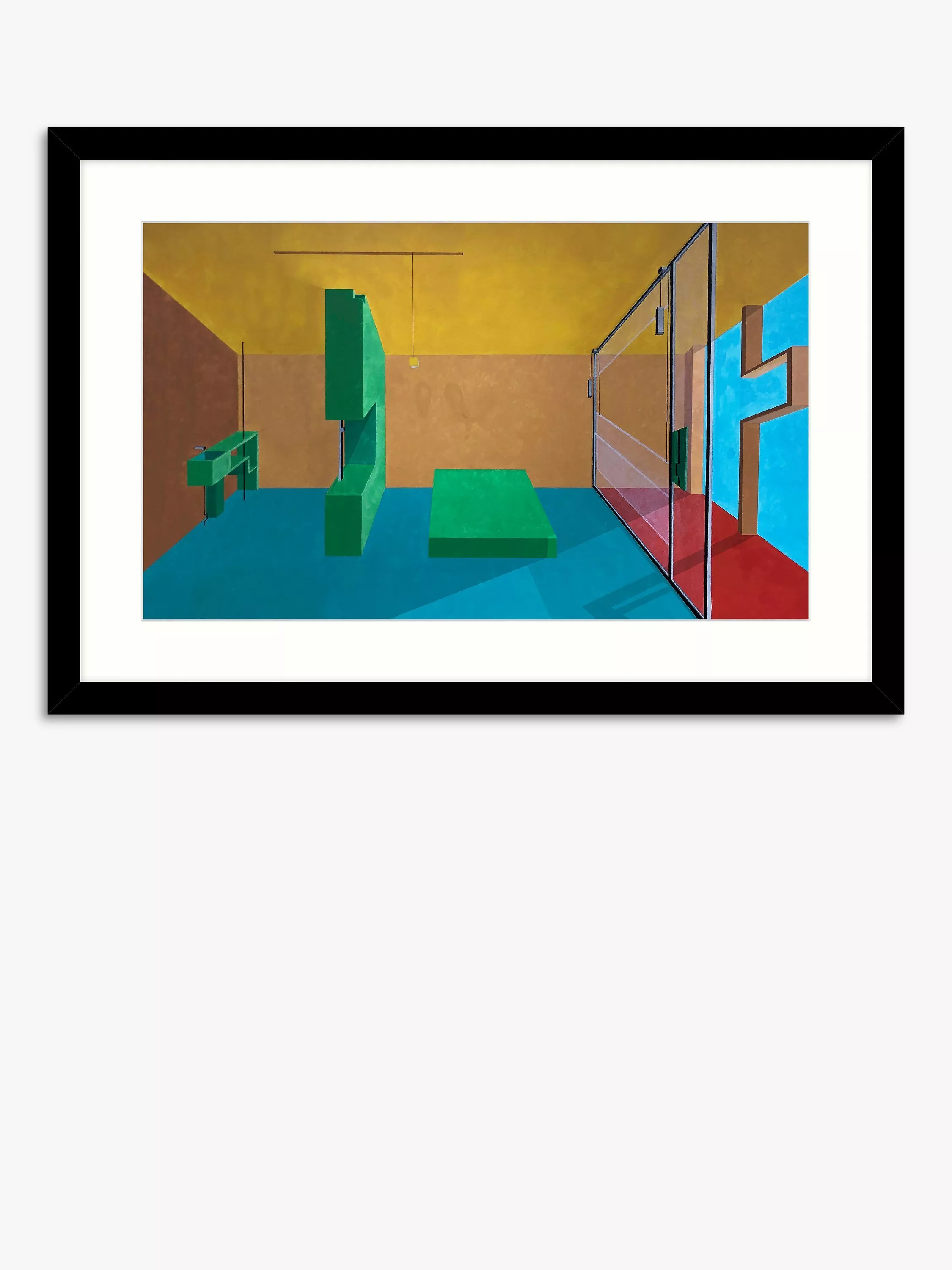 John Lewis Michelle Barratt 'Unité Colour 01.01.' Framed Print, H43.5 x ...