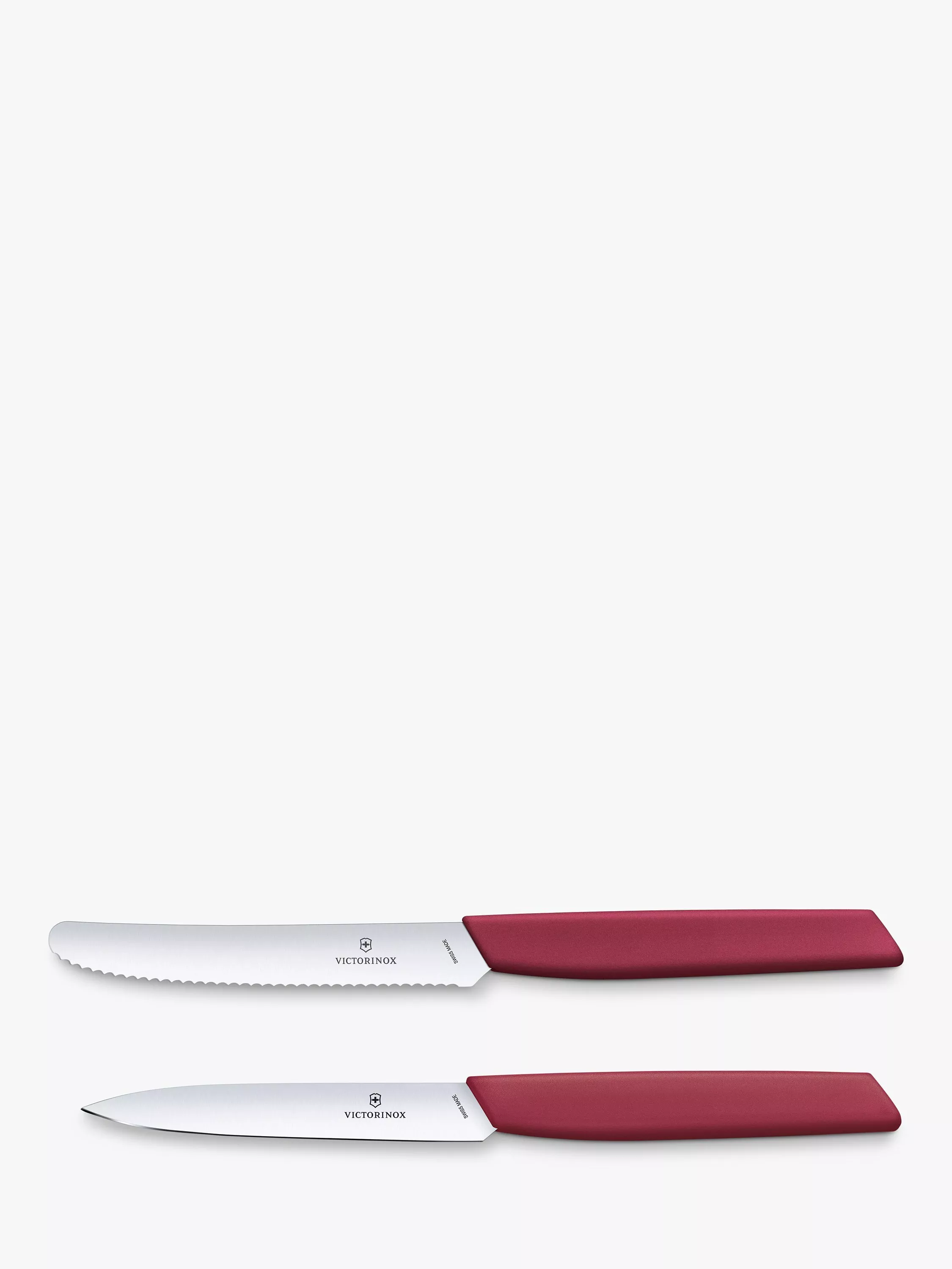 Victorinox Swiss Modern Stainless Steel Paring Knife Set, 2 Piece, Berry