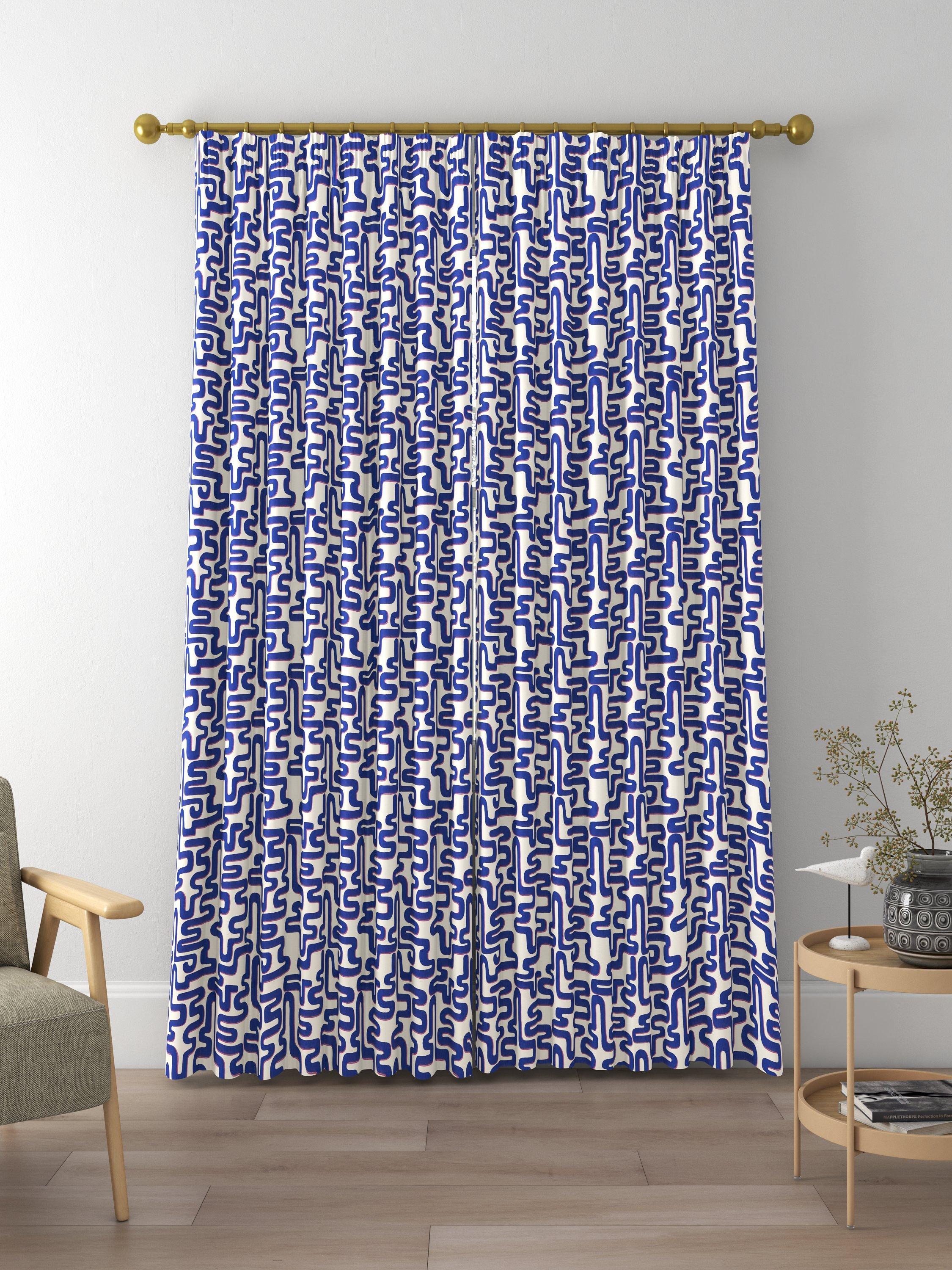 Harlequin x Sophie Robinson Meander Leaf Made to Measure Curtains or ...