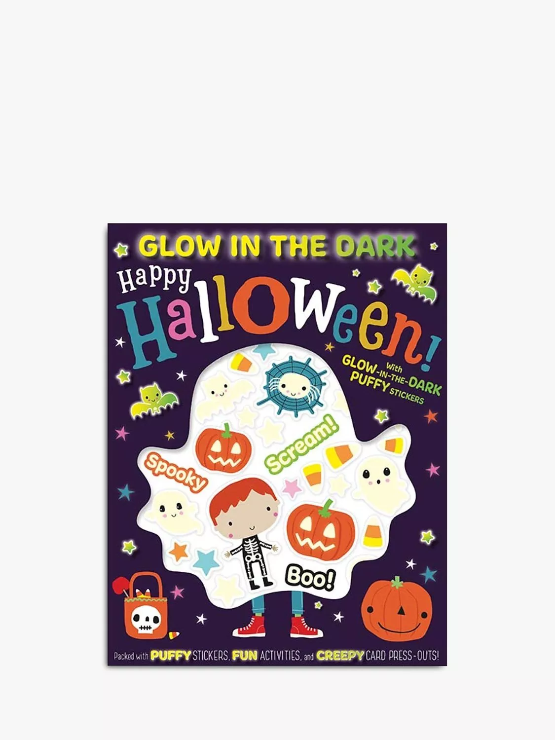 Halloween Glow In The Dark Stickers Kids' Activity Book