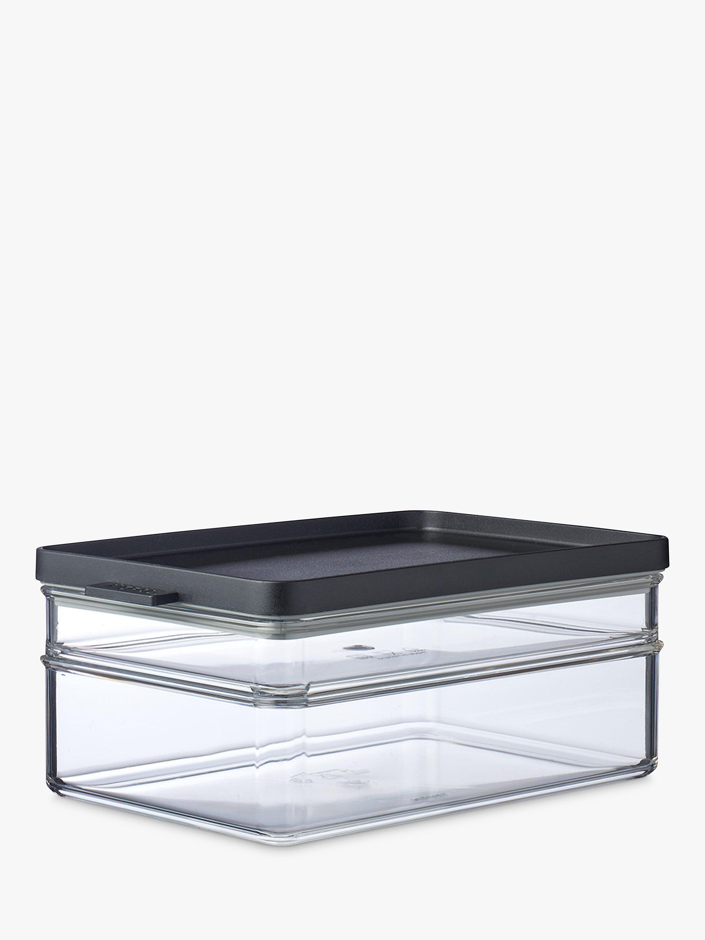 Mepal Omnia Airtight Breakfast Duo Storage Box, Nordic Black