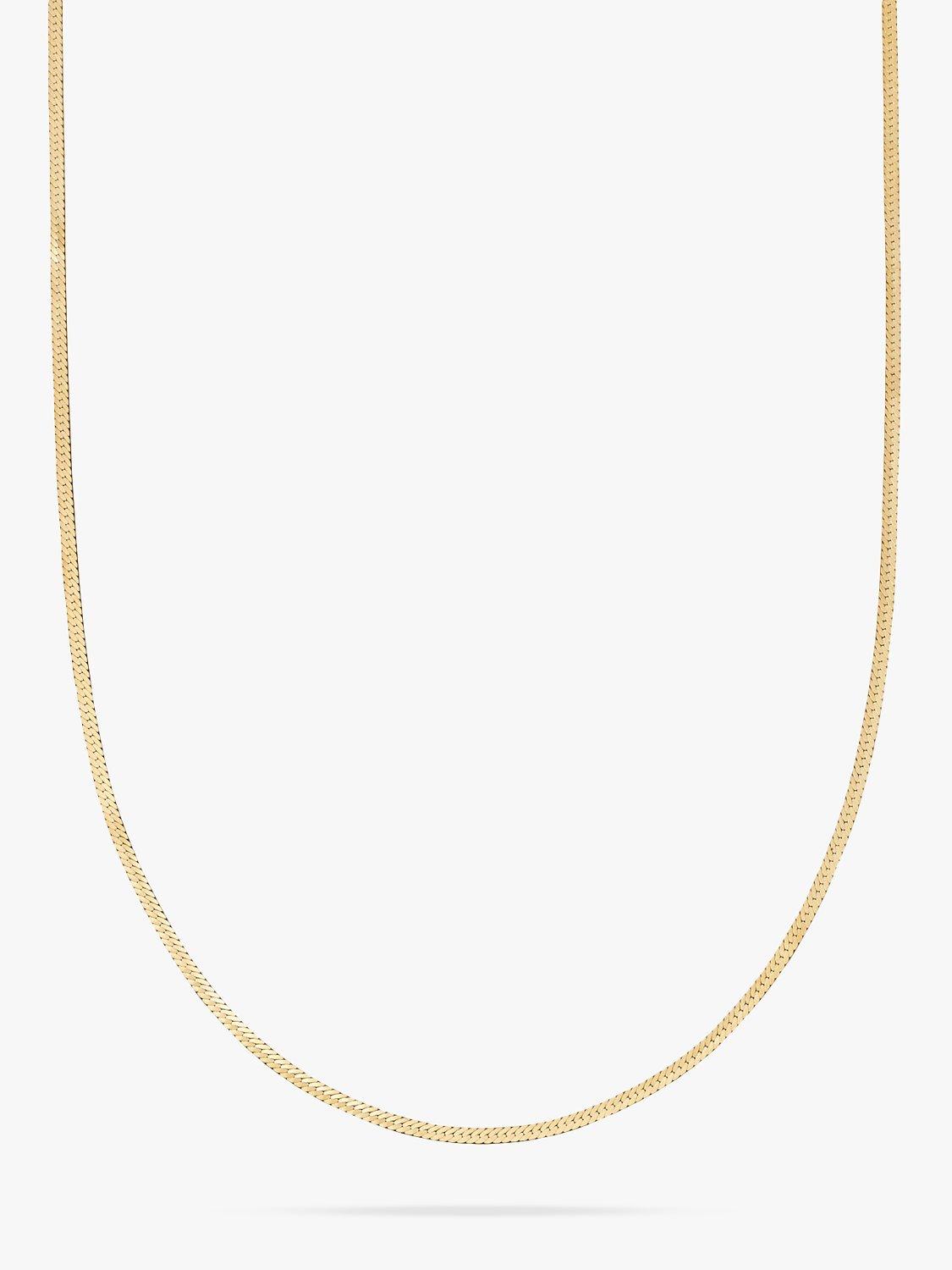 Daisy London Snake Herringbone Chain Necklace