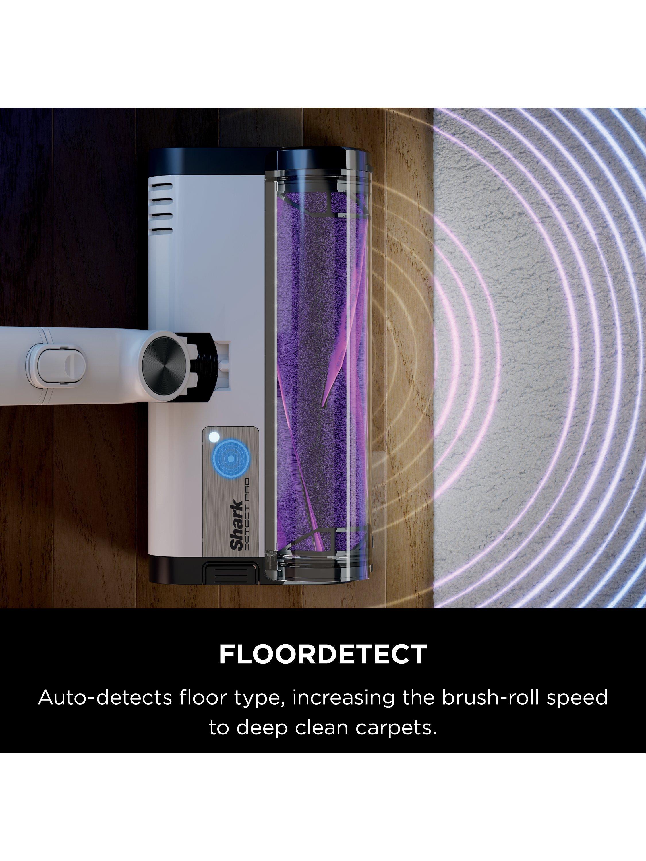 Shark Detect Pro Cordless Vacuum Cleaner, White/Brass Shark Detect Pro Cordless Vacuum Cleaner, White/Brass