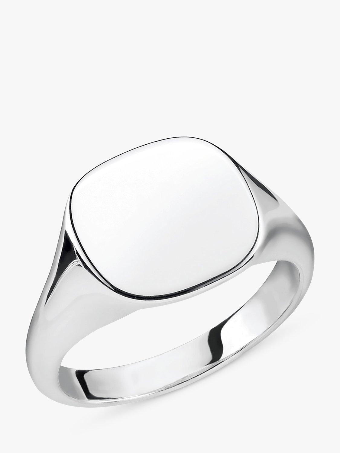 THOMAS SABO Unisex Signet Ring Silver