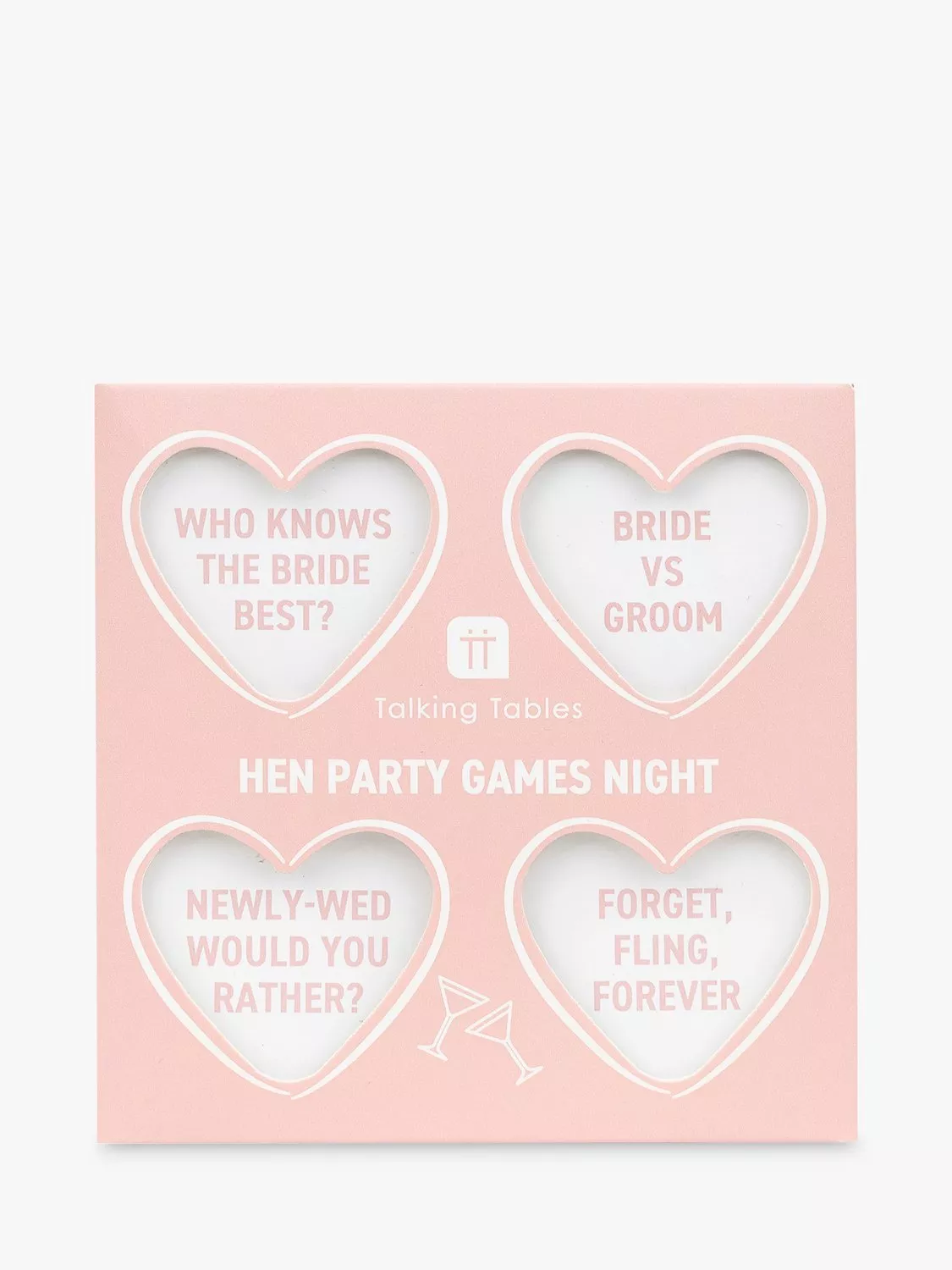 Talking Tables Hen Party Games Night, Pack of 4