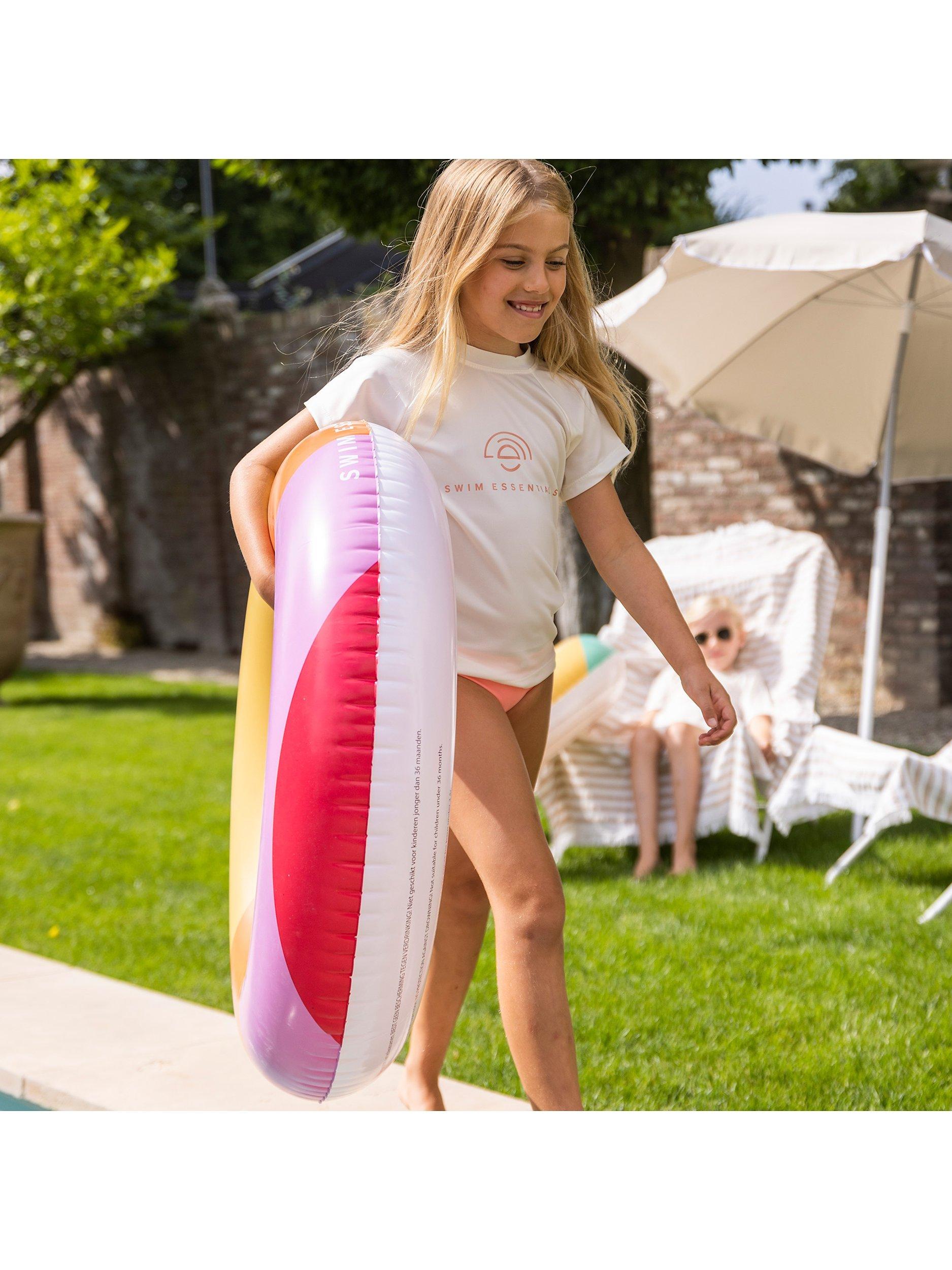 Swim Essentials Rainbow 90cm Swim Ring