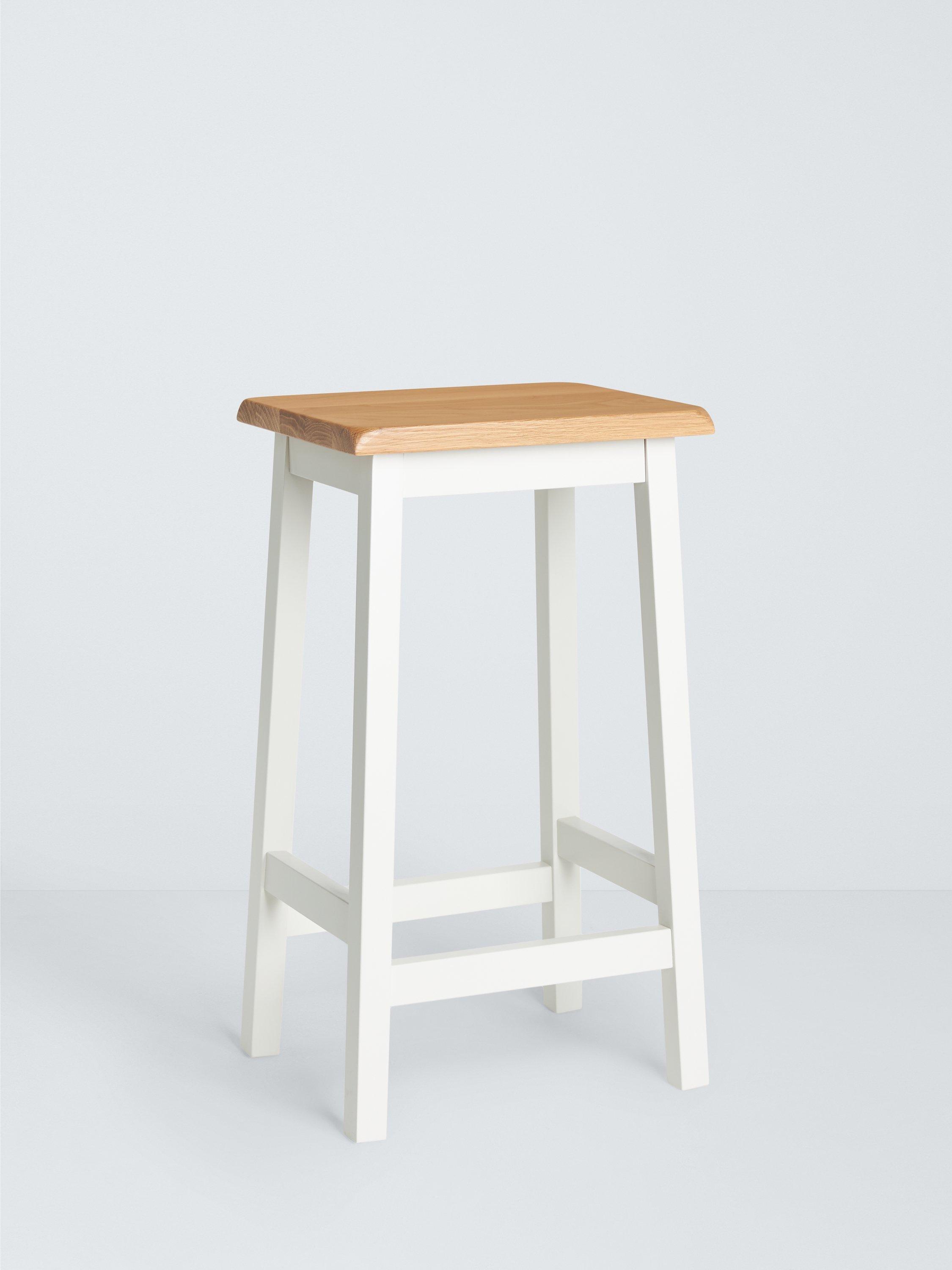 John Lewis ANYDAY Wilton Bar Stool Set of 2 Linen