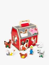 Melissa Doug Take Along Sorting Barn