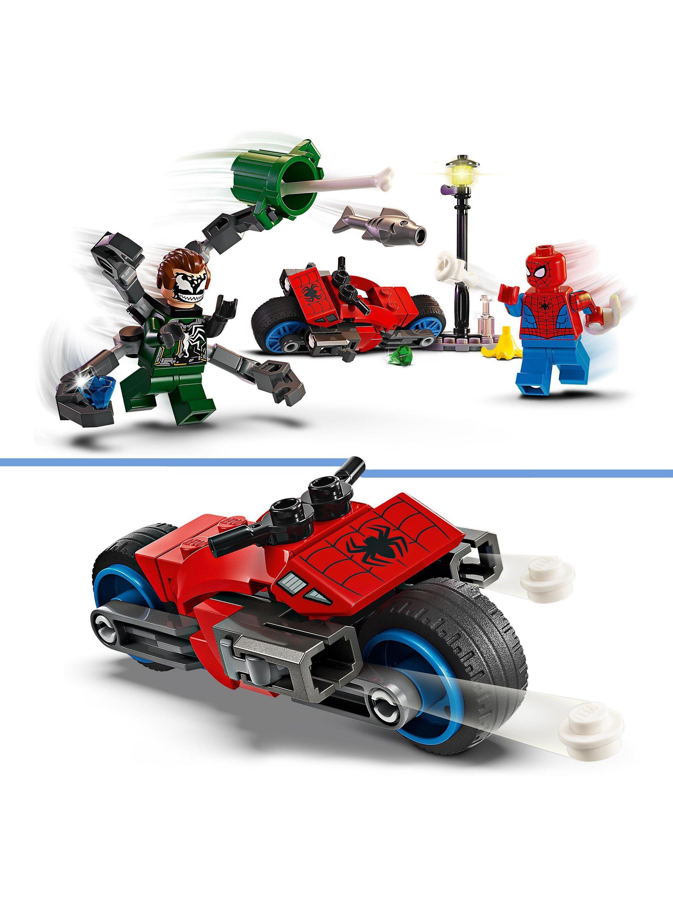 Lego spider man bike store