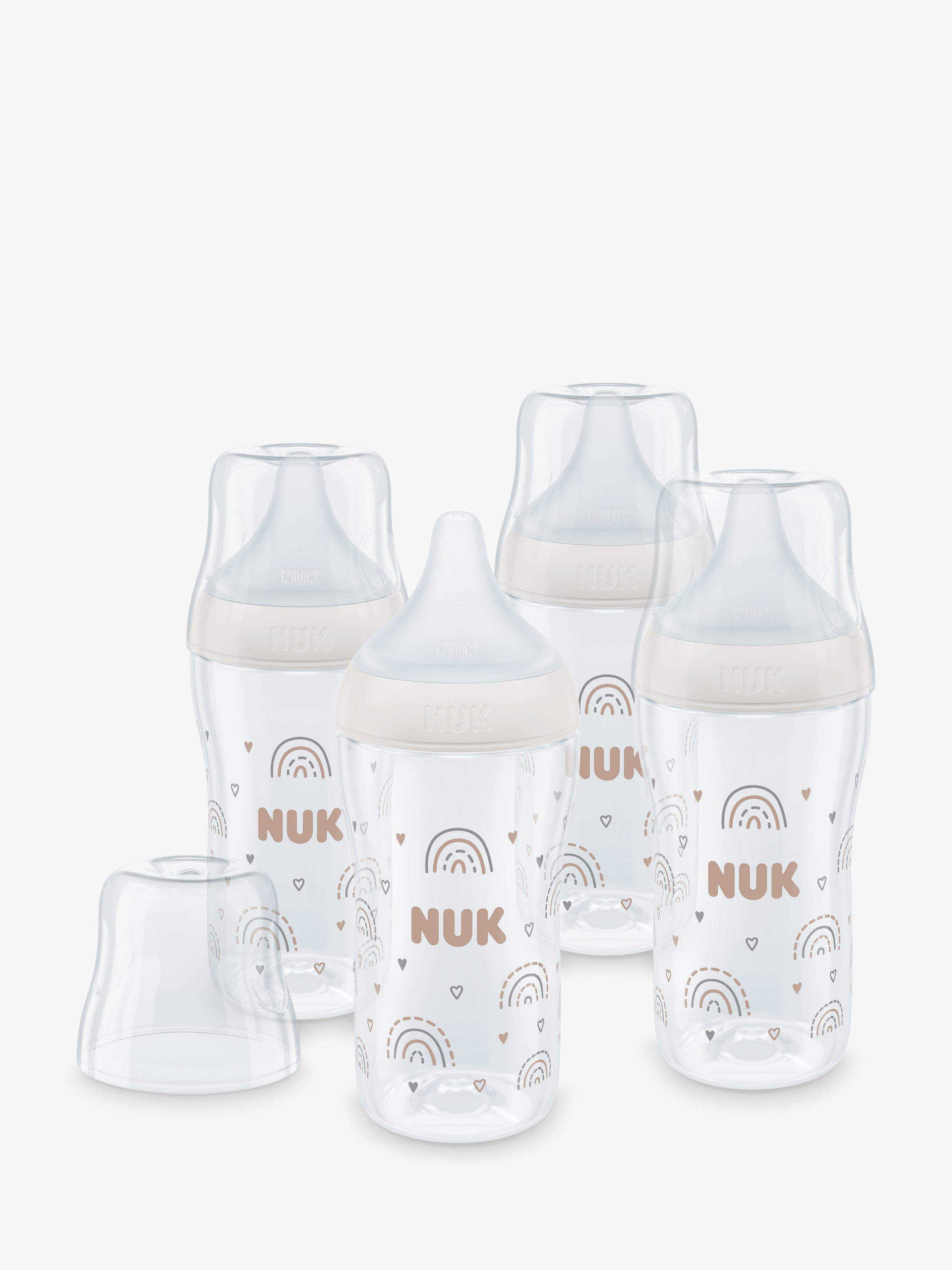 NUK Rainbow Baby Bottles 260ml Pack of 4