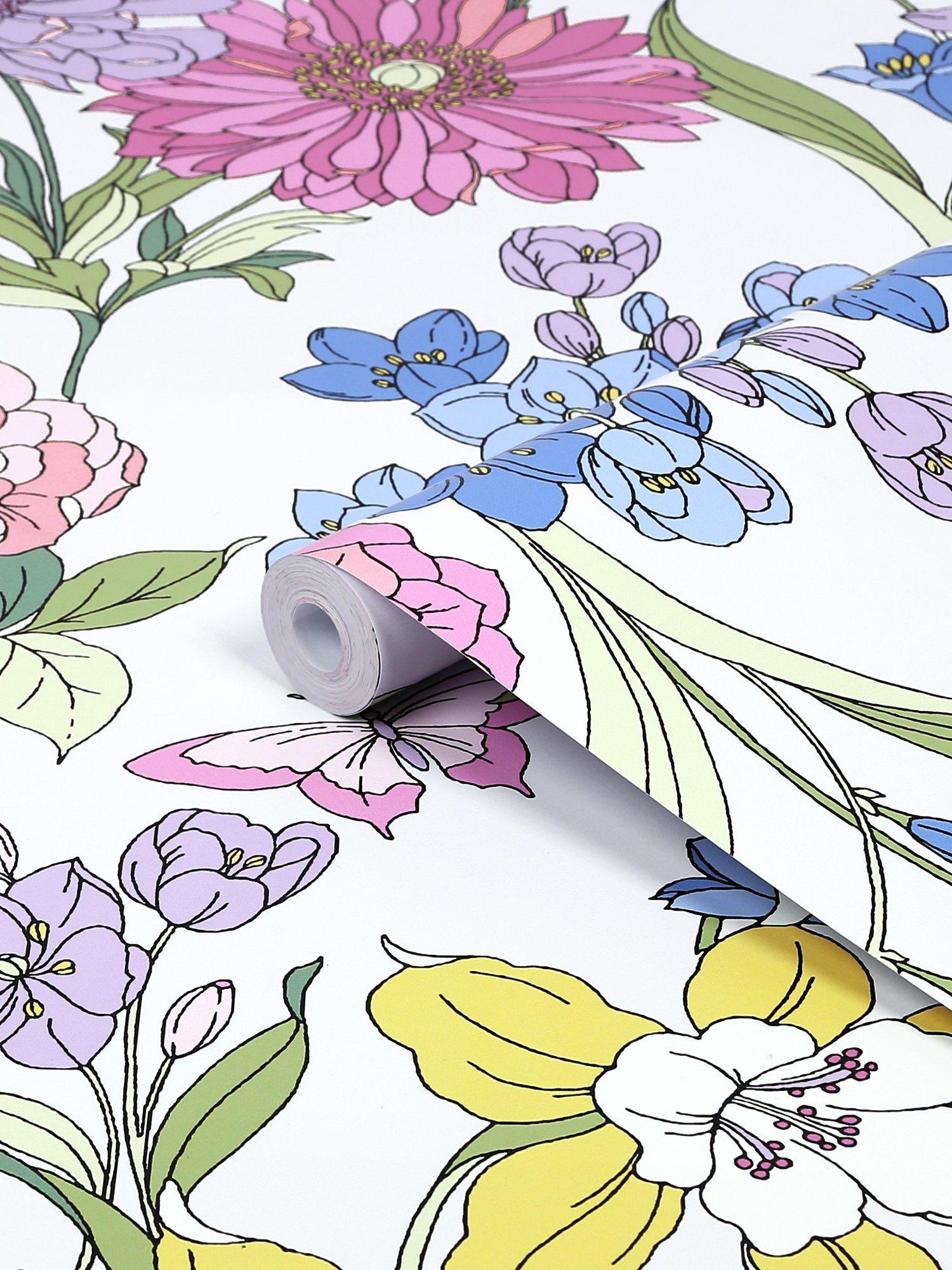 Laura Ashley Gilly Wallpaper, Multi Laura Ashley Gilly Wallpaper, Multi