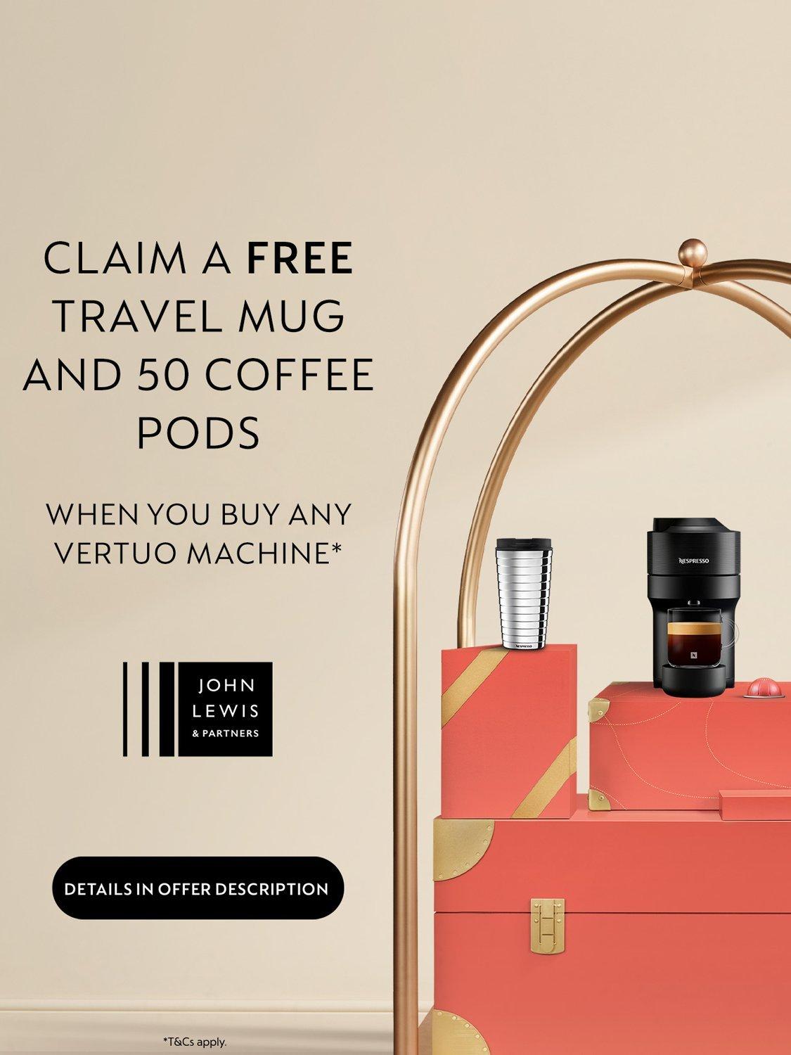 Nespresso Liberty Vertuo Next Coffee Machine, Teal