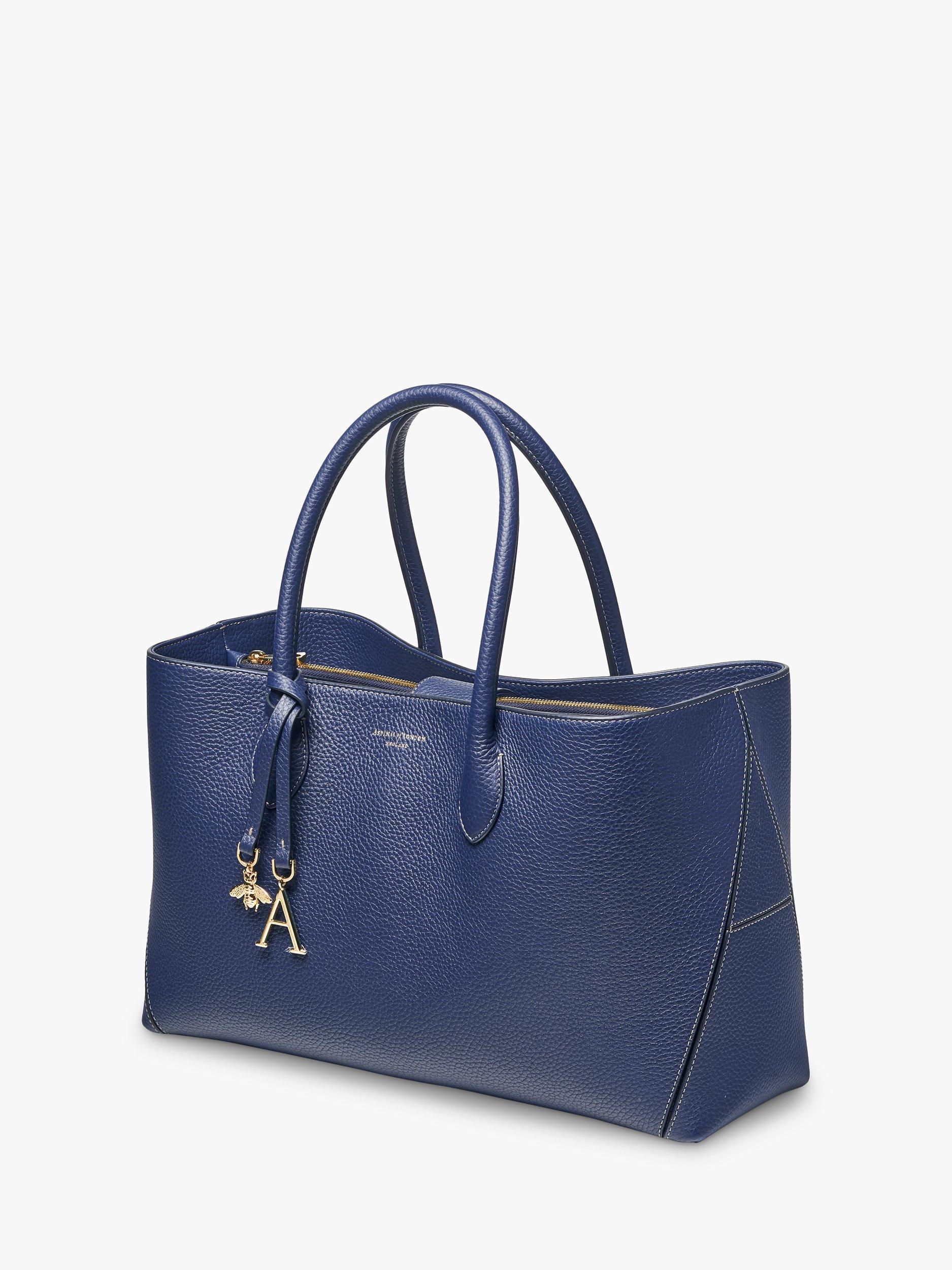 Aspinal of London Pebble Leather London Tote Bag