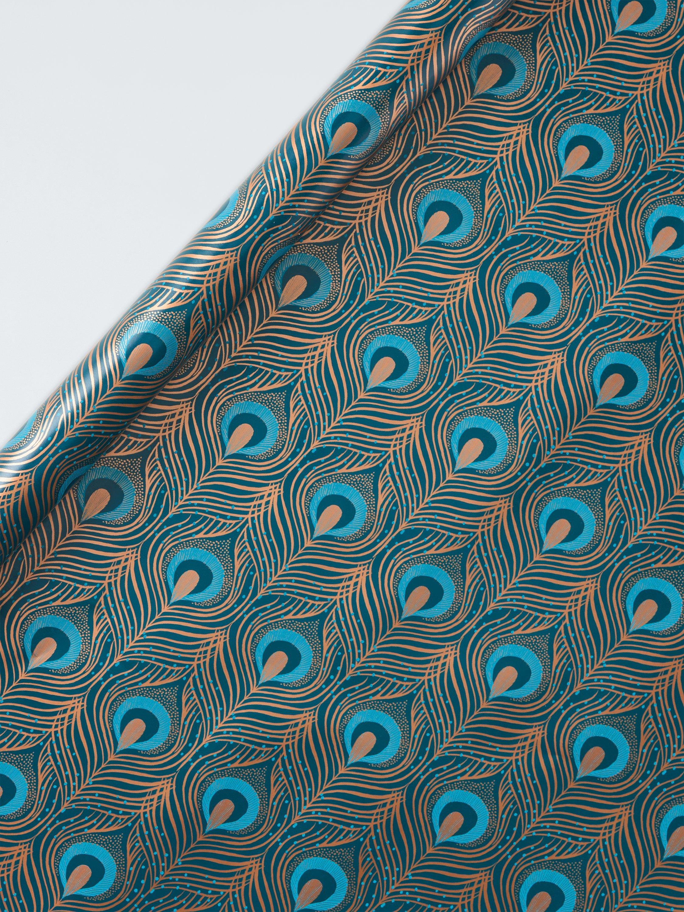 John Lewis Peacock Wrapping Paper L4m
