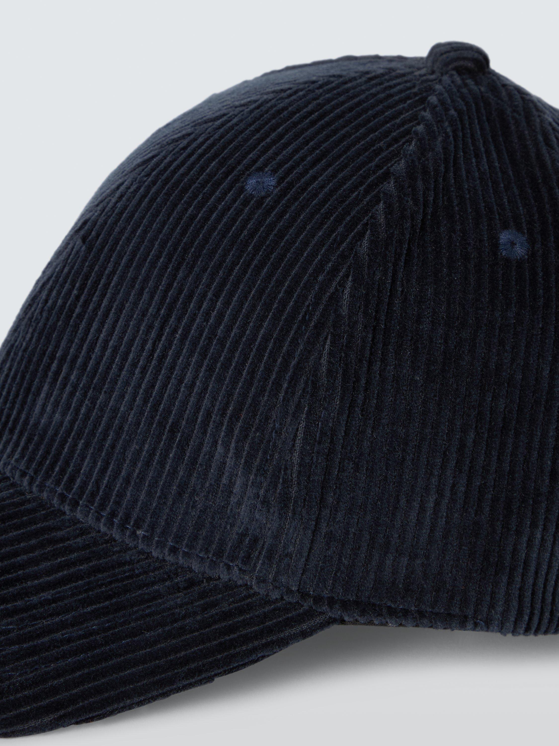 John Lewis Corduroy Baseball Cap, Navy