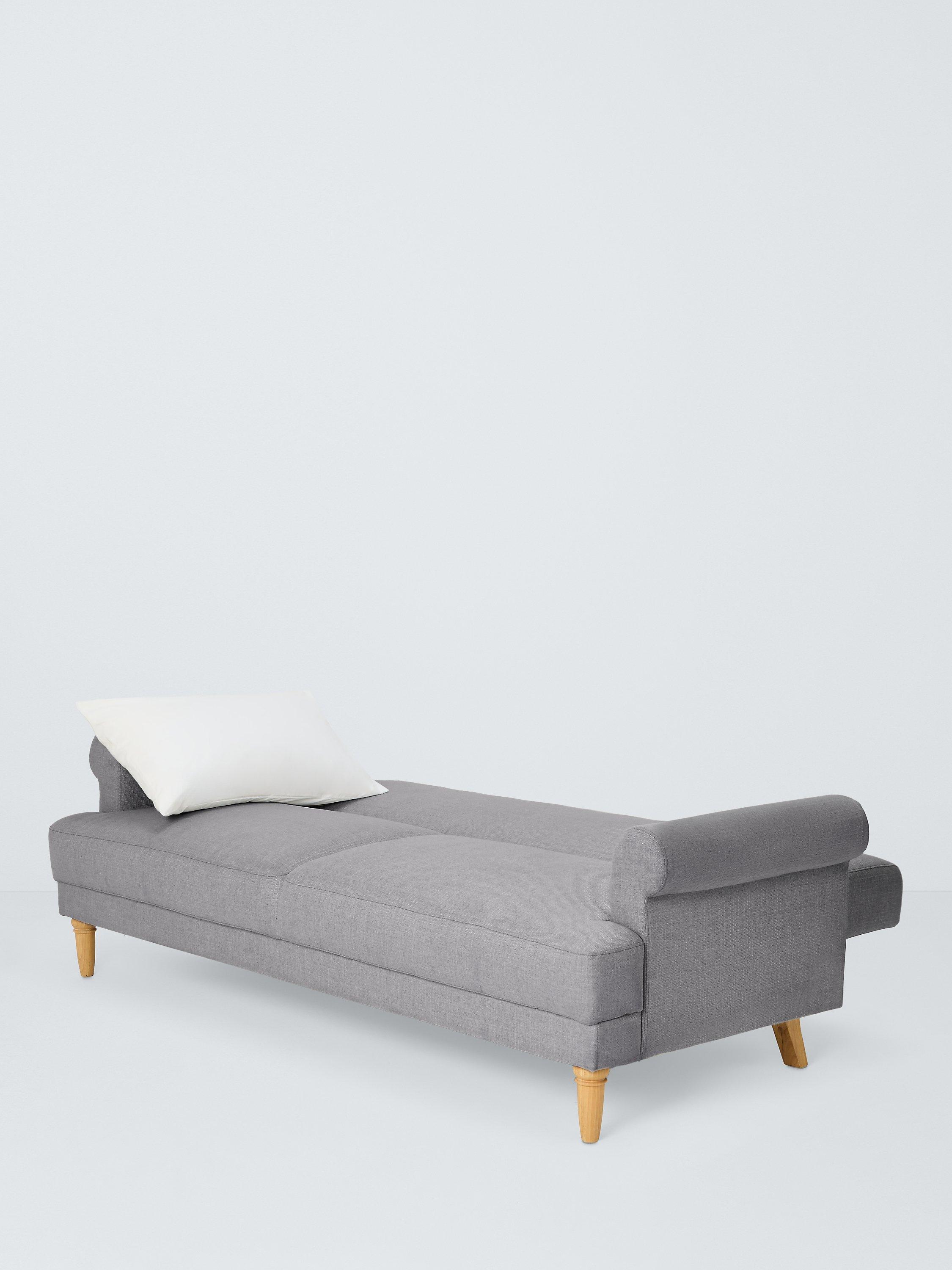 John lewis grey sofa bed store