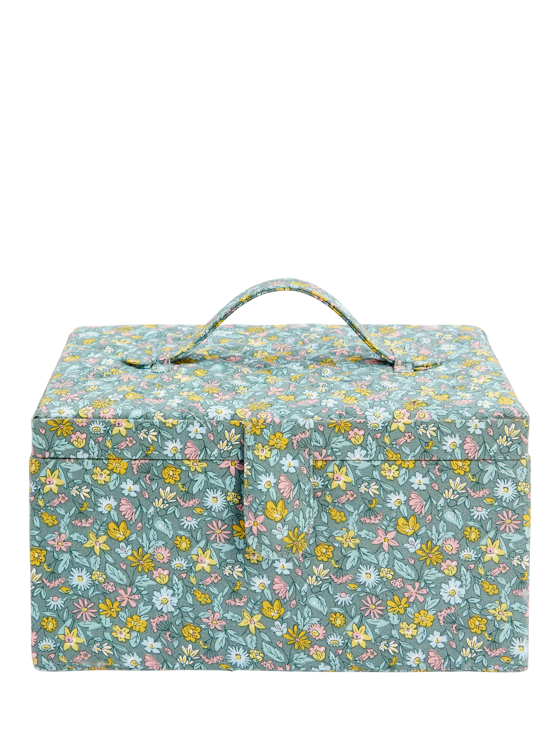 Liberty London Heirloom Sewing Basket, Blue