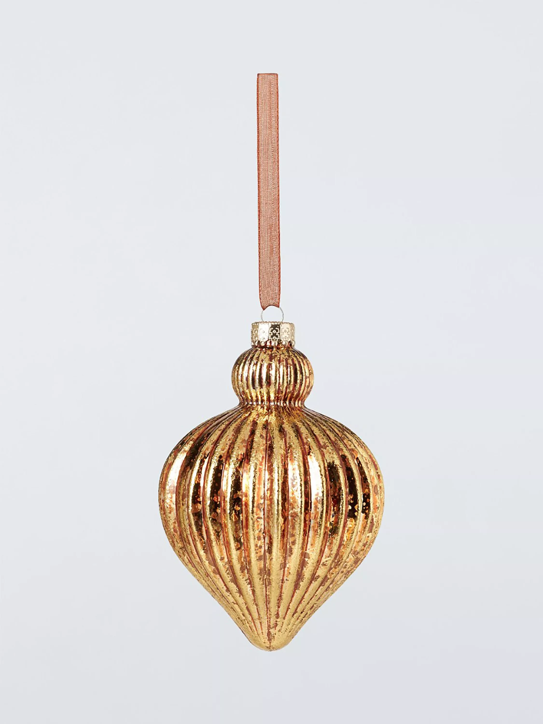 John Lewis Wisdom & Wonder Copper Teardrop Bauble