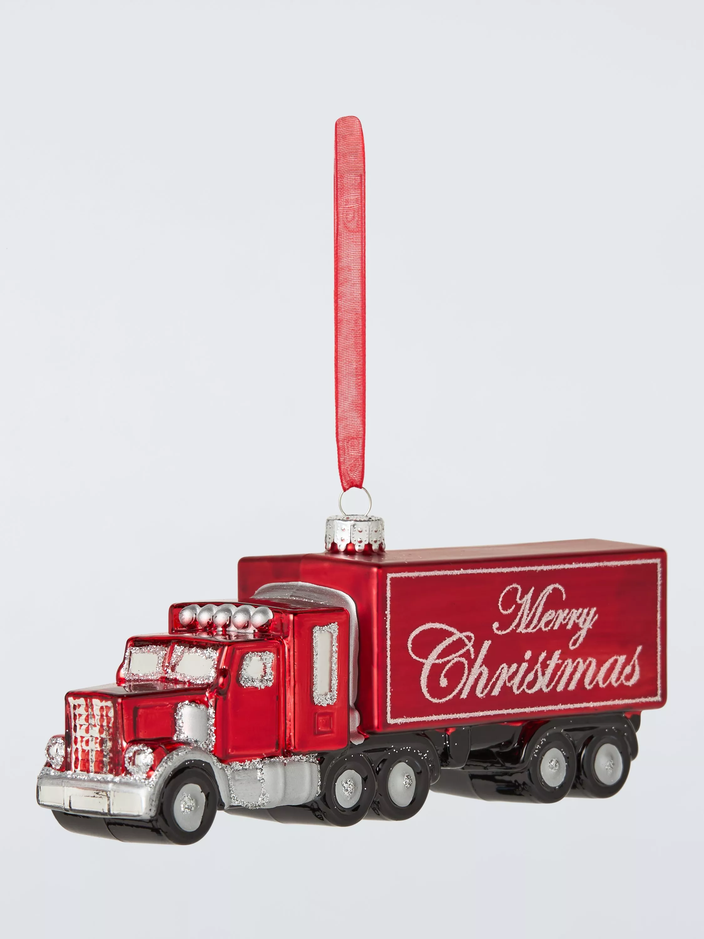 John Lewis Christmas 'Merry Christmas' Lorry Bauble