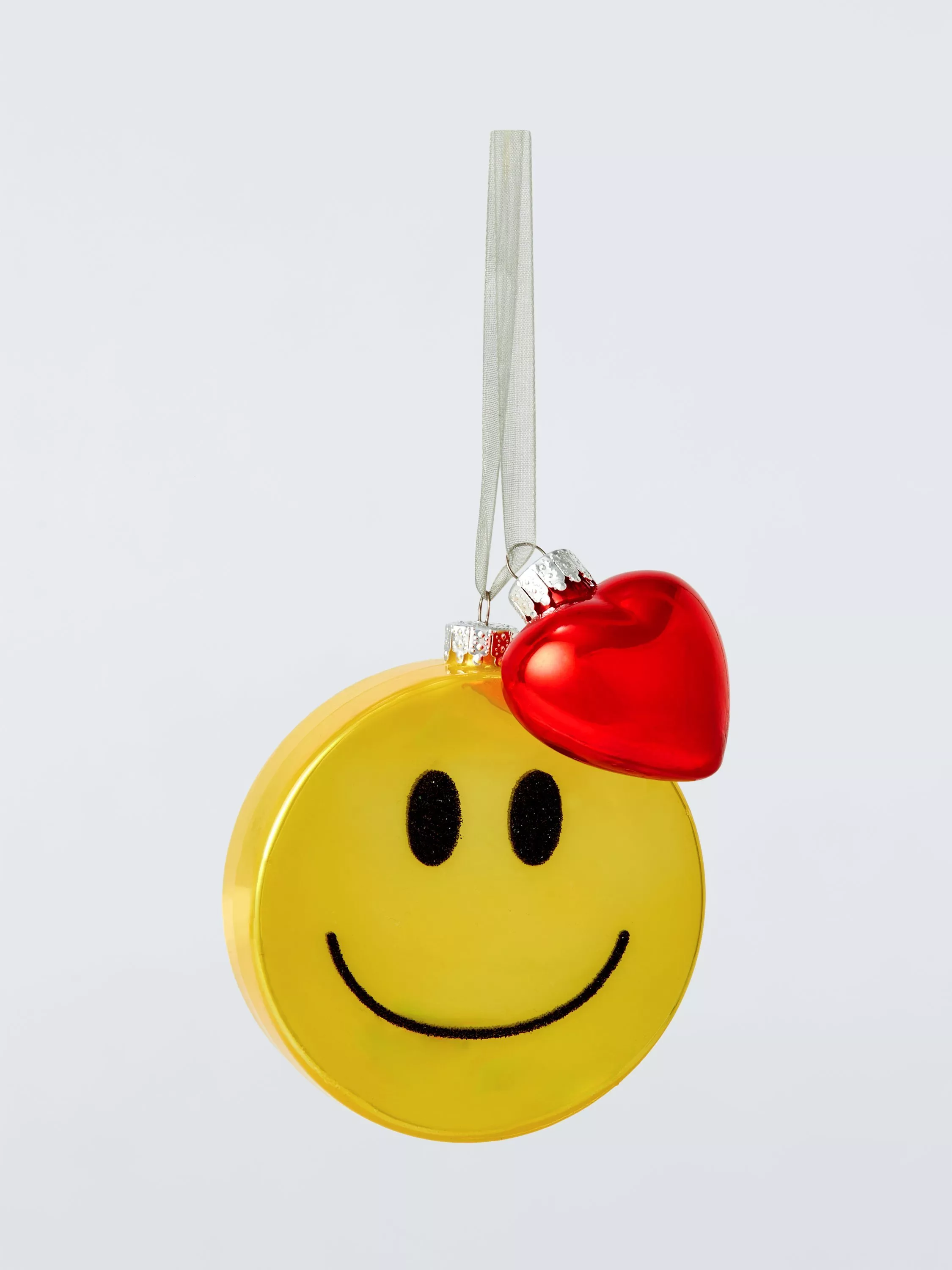 John Lewis Sugar & Spice Heart and Smiley Face Bauble