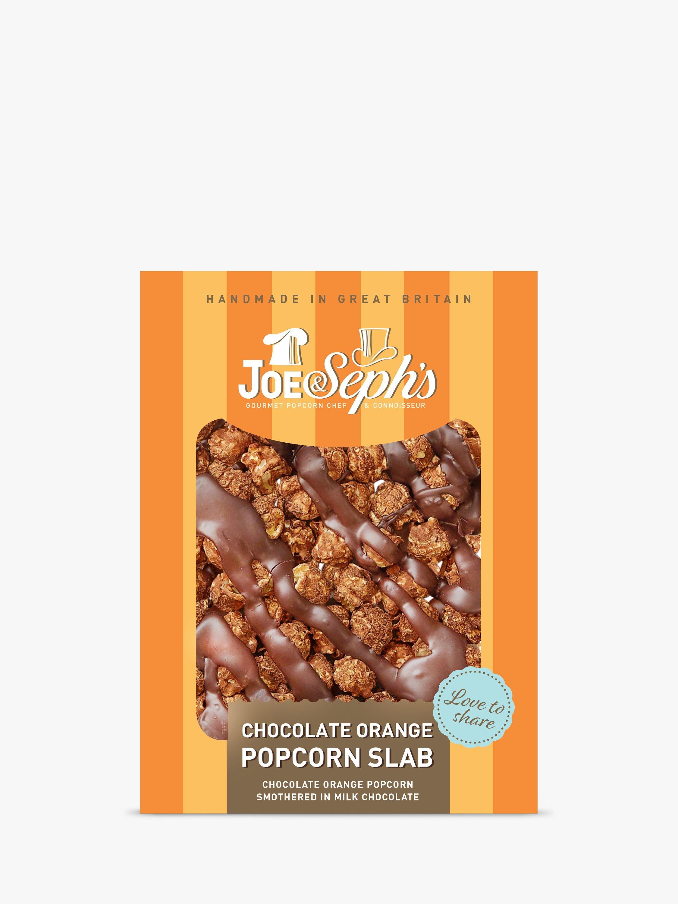 Joe & Seph's Chocolate Orange Popcorn Slab, 115g