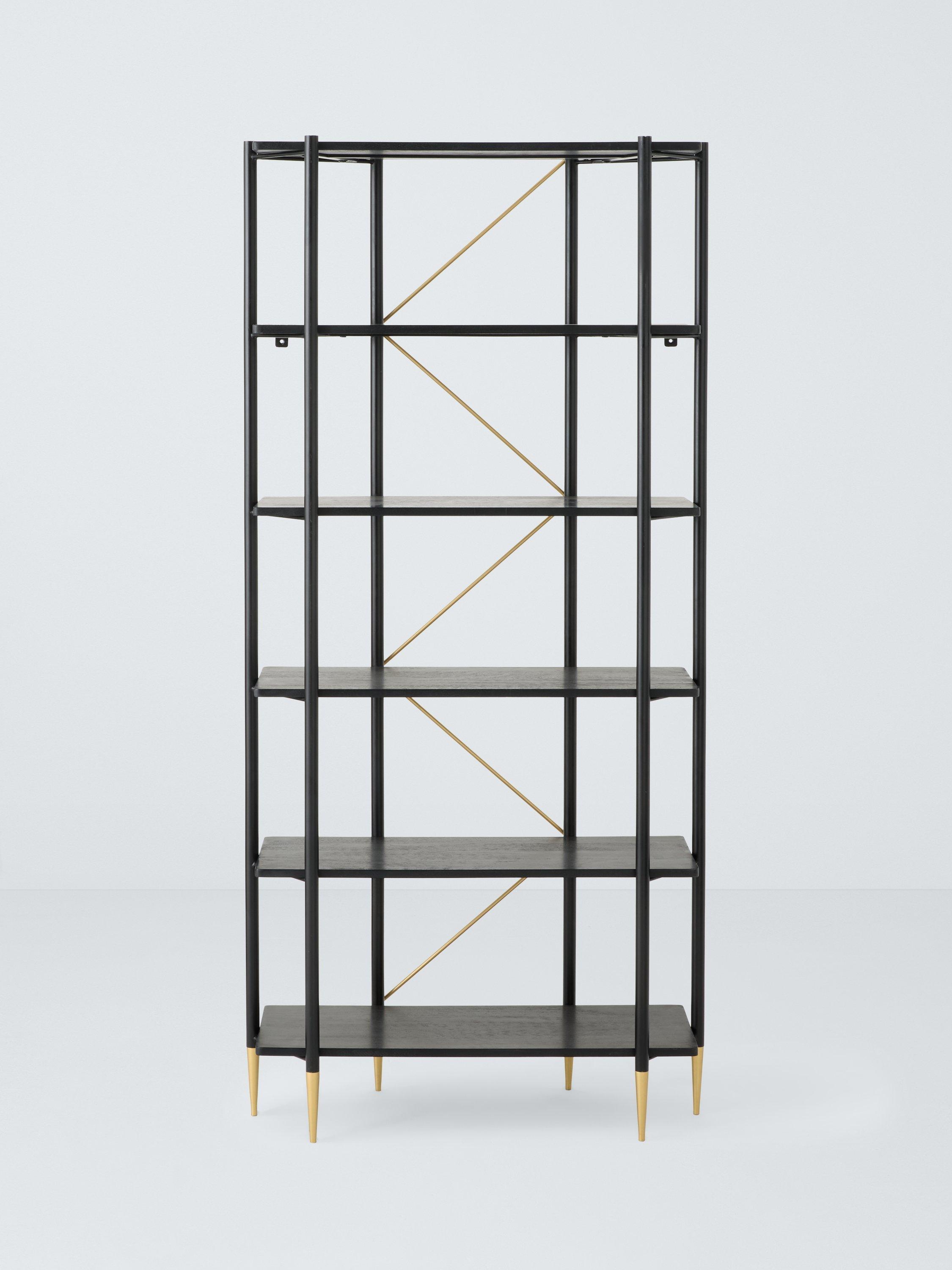 John Lewis + Swoon Cole Shelving Unit, Black