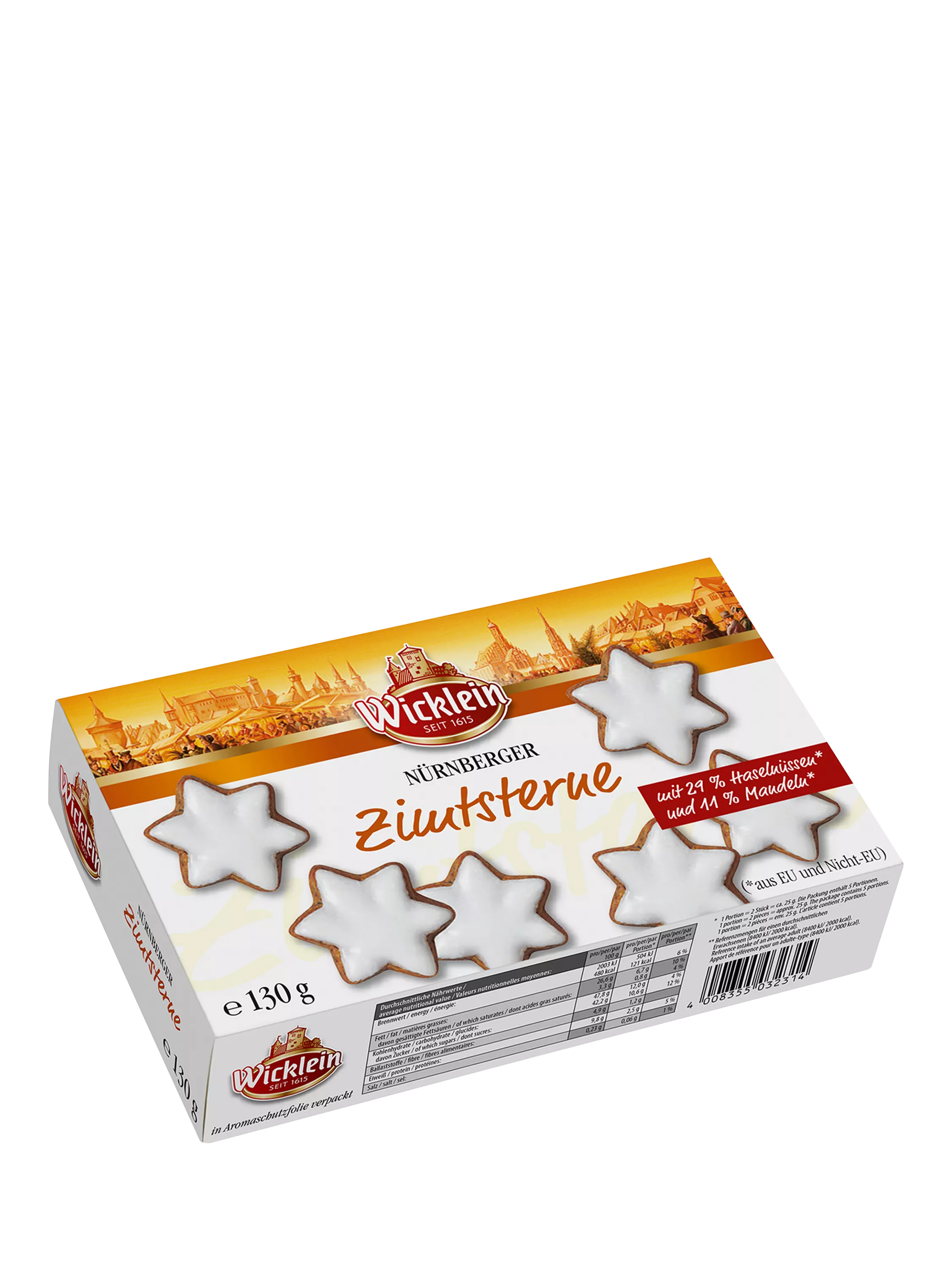 Wicklein Nuremberg Cinnamon Stars, 130g