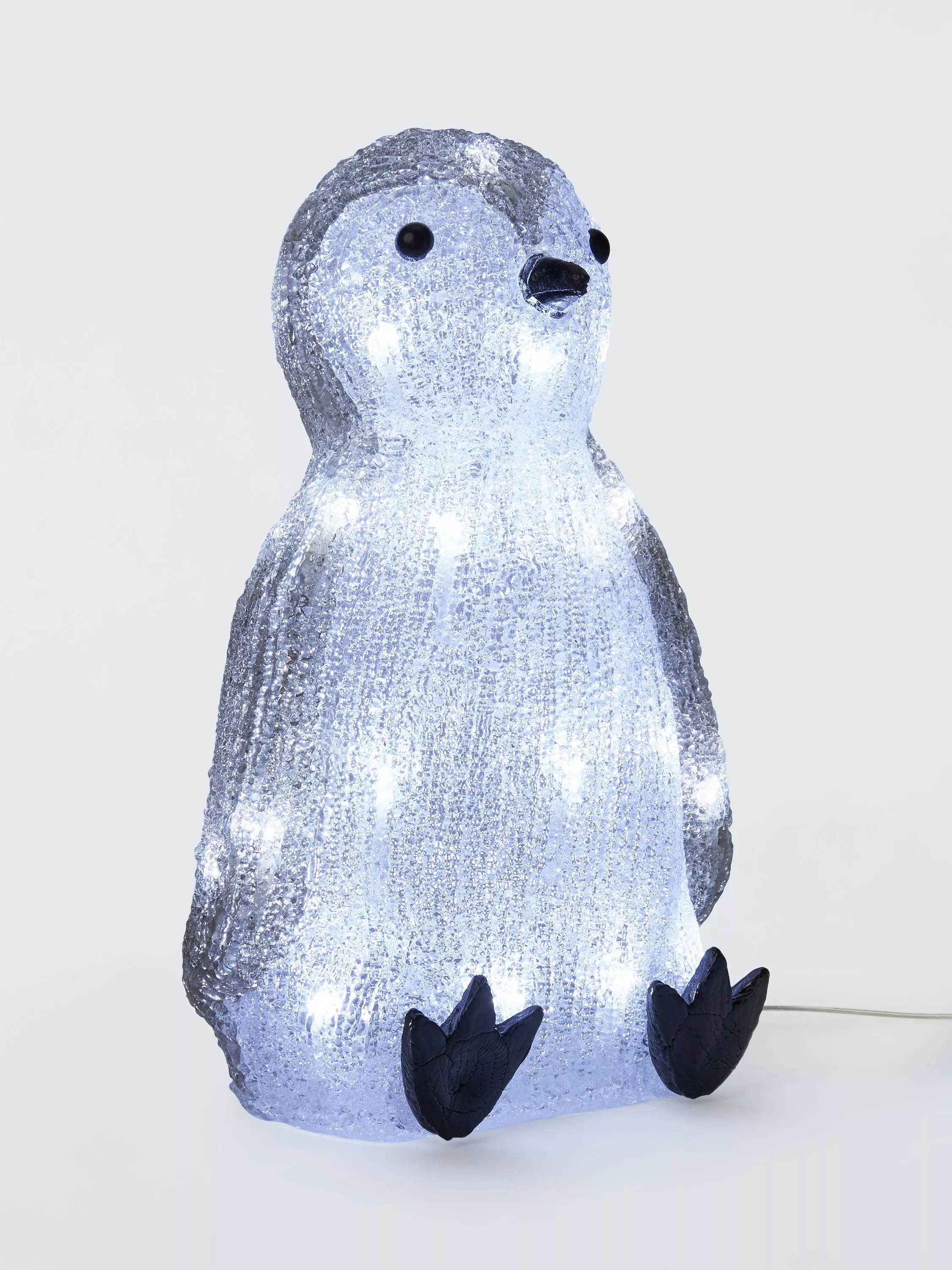 John Lewis 60 LED Acrylic Penguin Lit Figure
