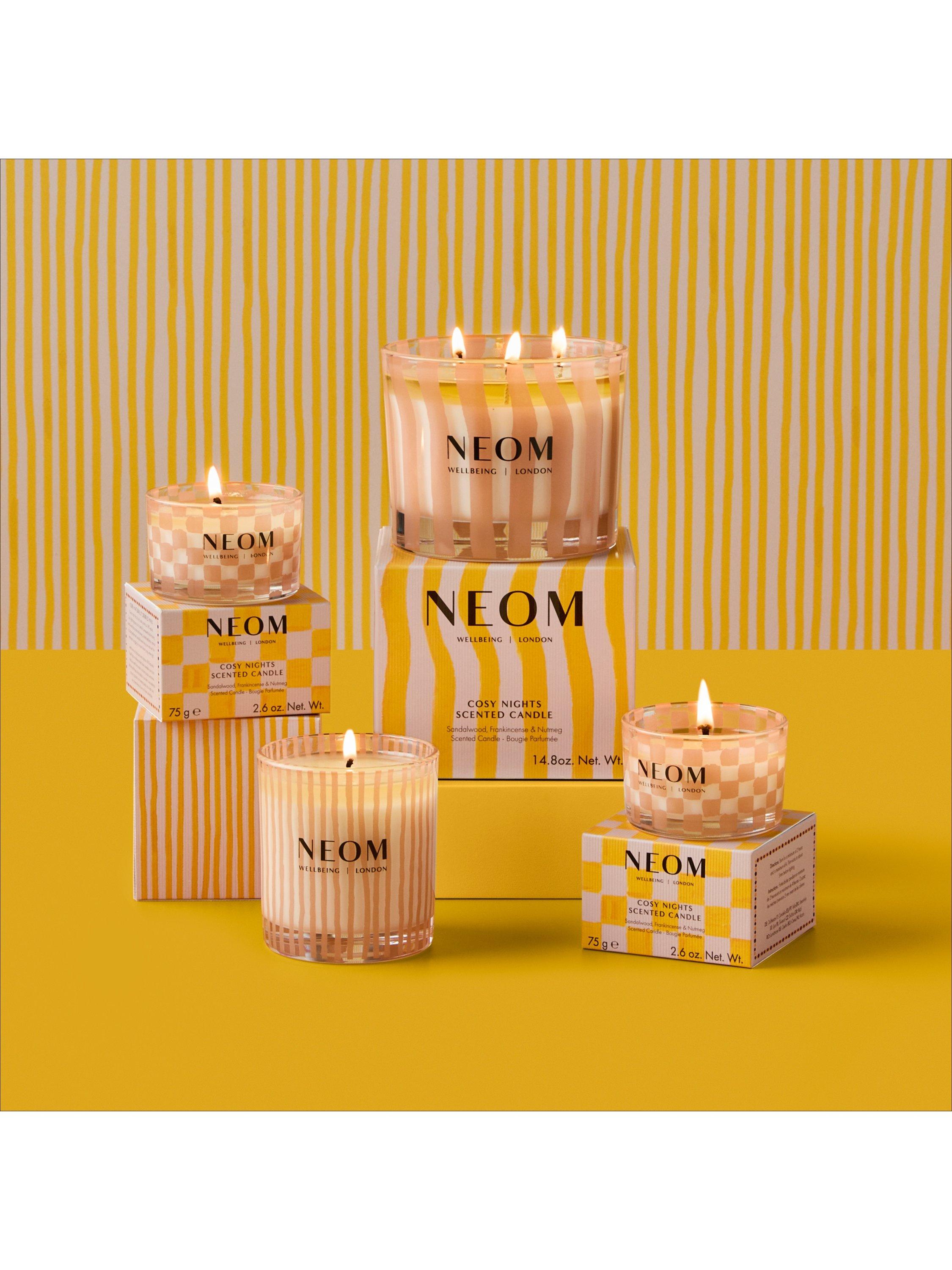NEOM Wellbeing London Cosy Nights Scented Candle, 185g
