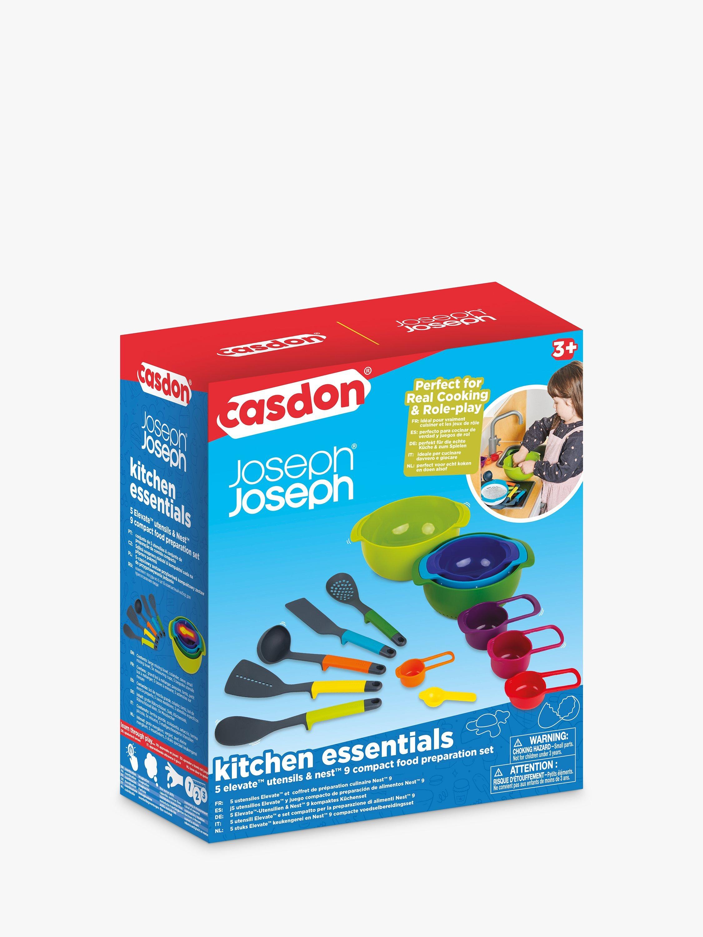 Casdon Joseph Joseph Toy Kitchen Essentials Set, 14 Piece