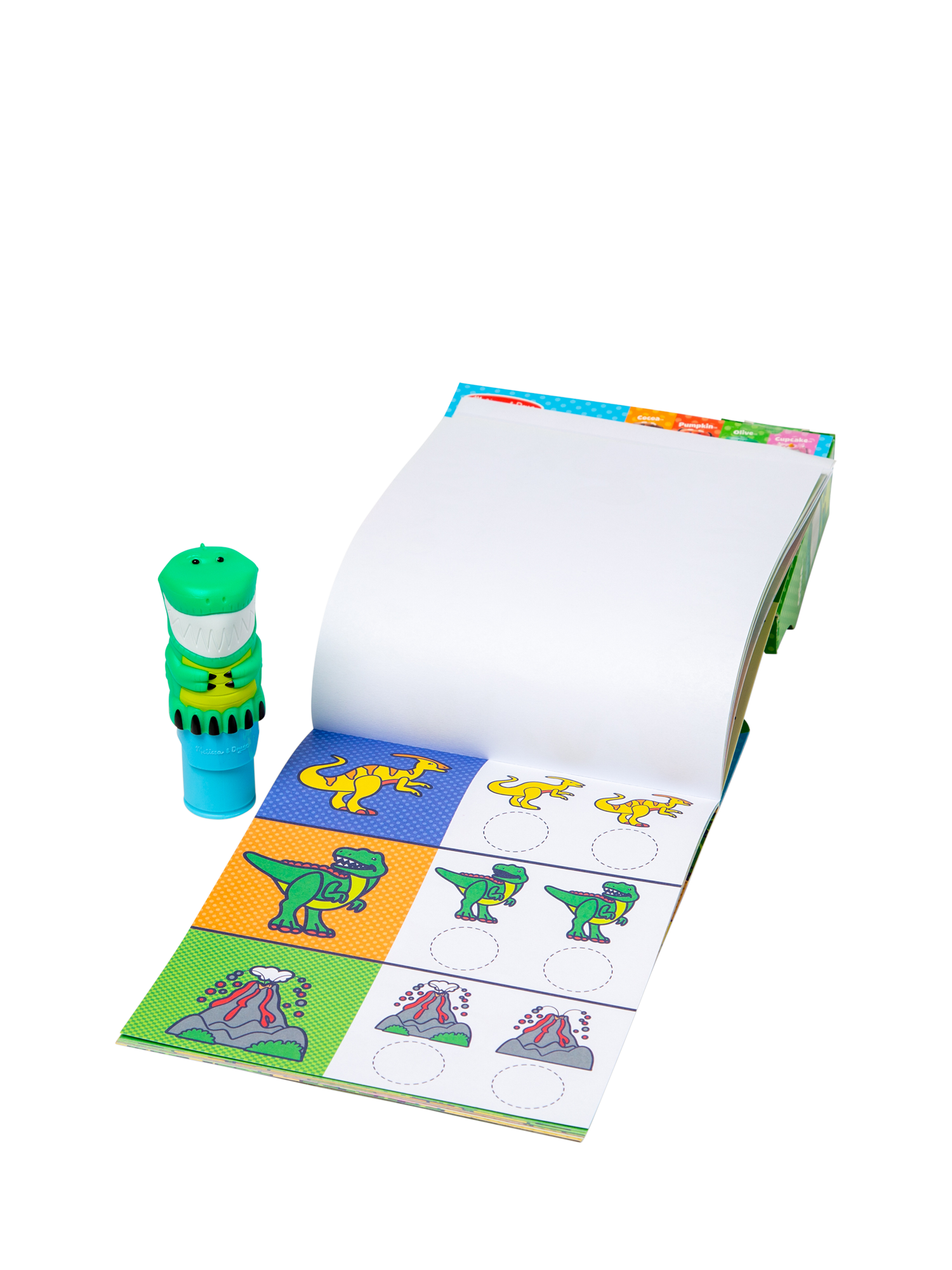 Melissa & Doug Sticker Sticker WOW!™ Dinosaur Activity Pad, Sticker ...