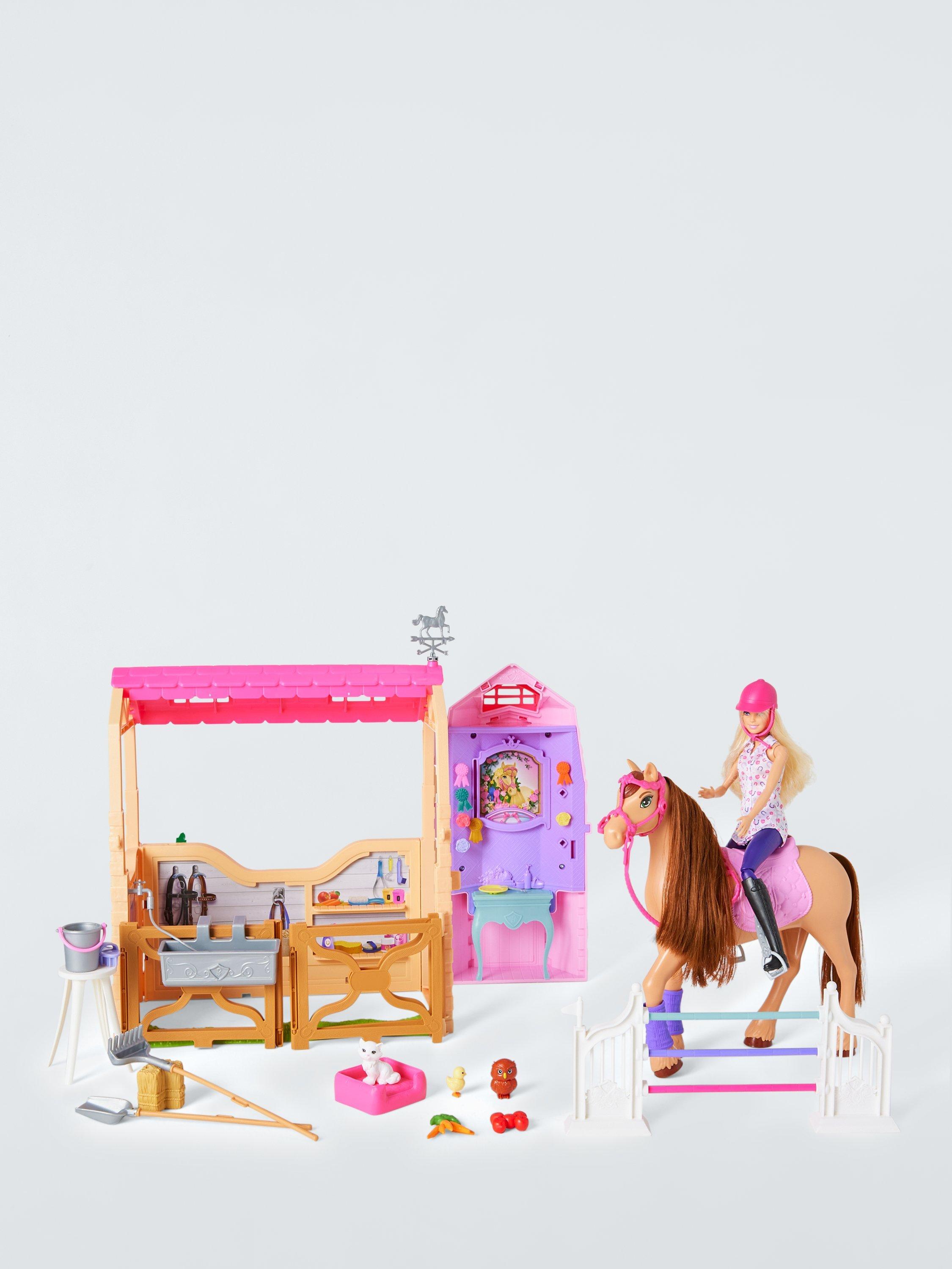 Barbie horse stables store