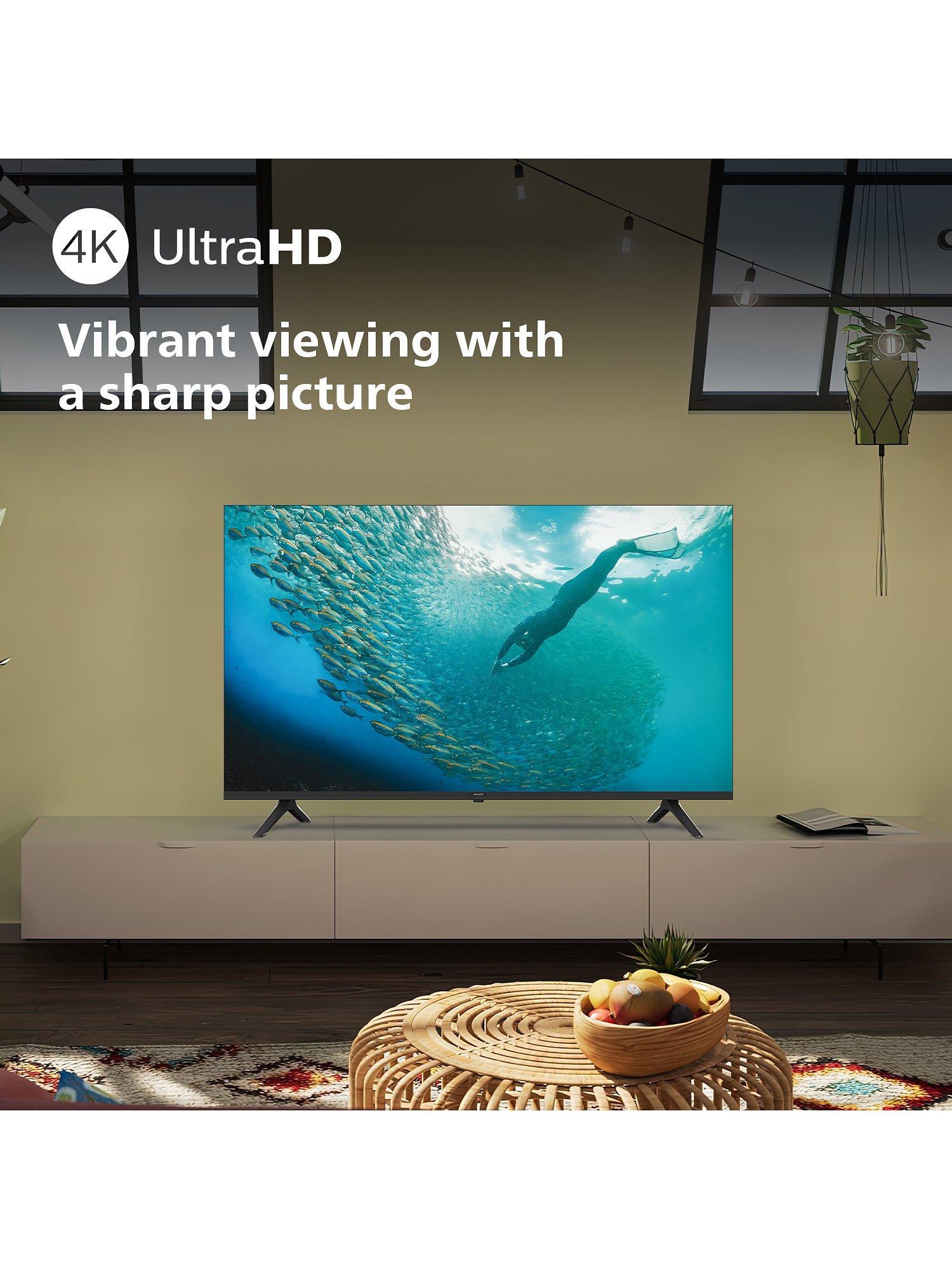 Philips 50PUS7009 (2024) LED HDR 4K Ultra HD Smart TV, 50 inch with ...