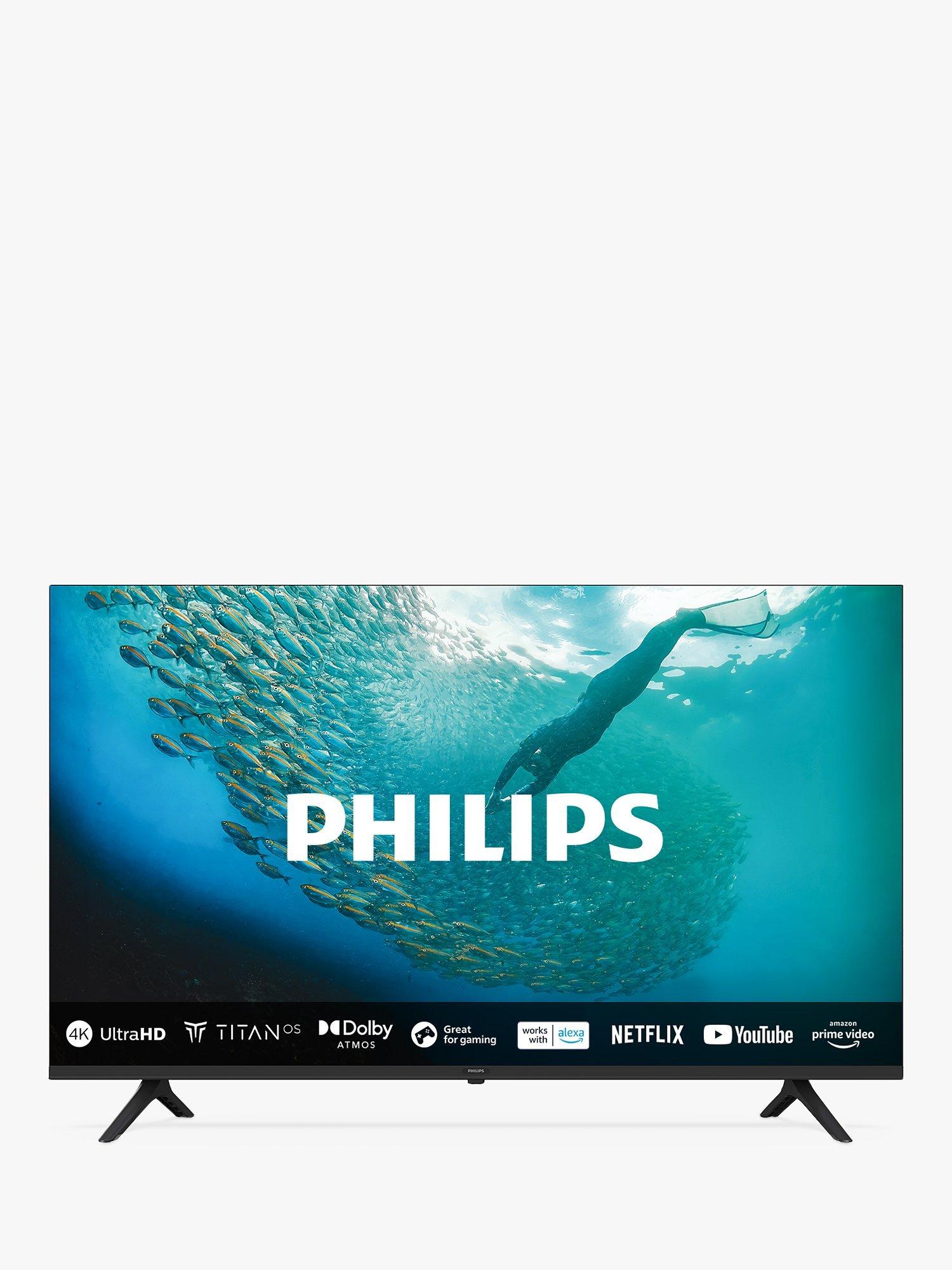 Philips 55PUS7009 (2024) LED HDR 4K Ultra HD Smart TV, 55 inch with Freeview Play & Dolby Atmos ...