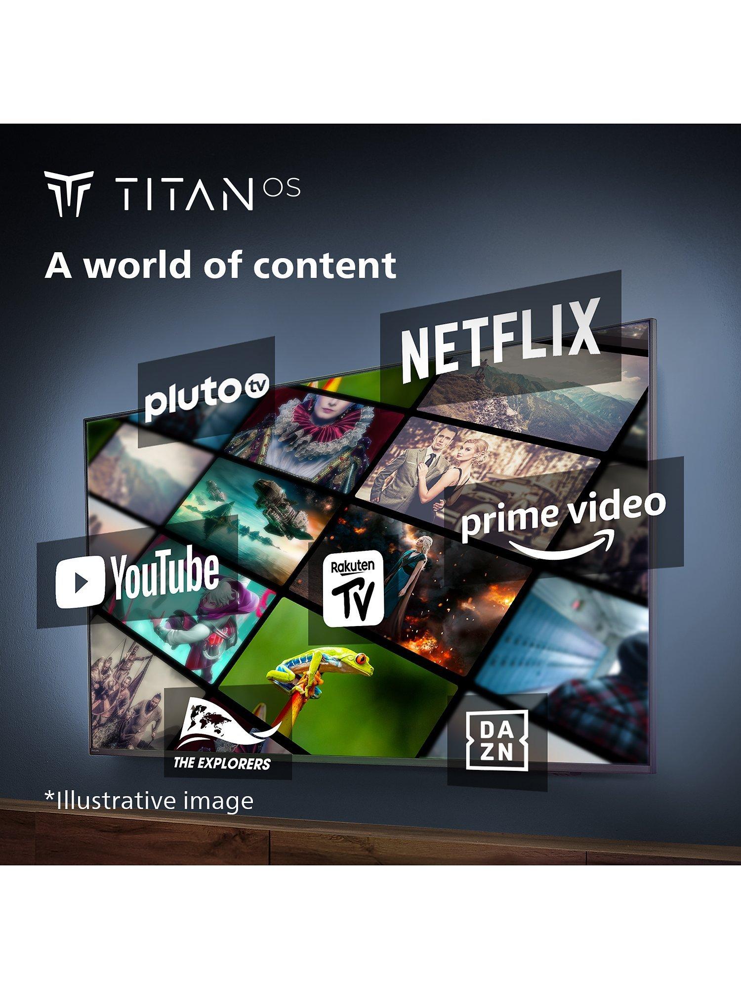 Philips 55PUS7009 (2024) LED HDR 4K Ultra HD Smart TV, 55 inch with Freeview Play & Dolby Atmos ...