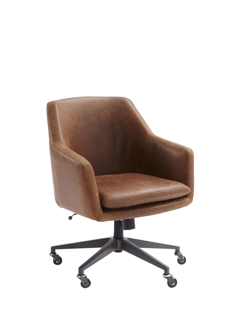 John lewis leather swivel chair store