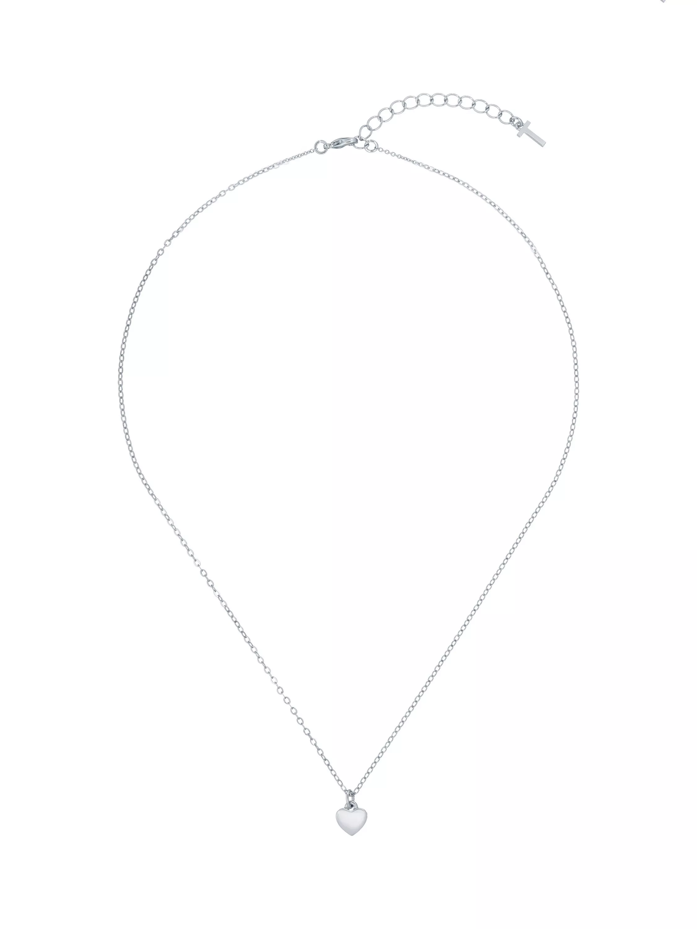 Ted Baker Hara Tiny Heart Pendant Necklace, Silver