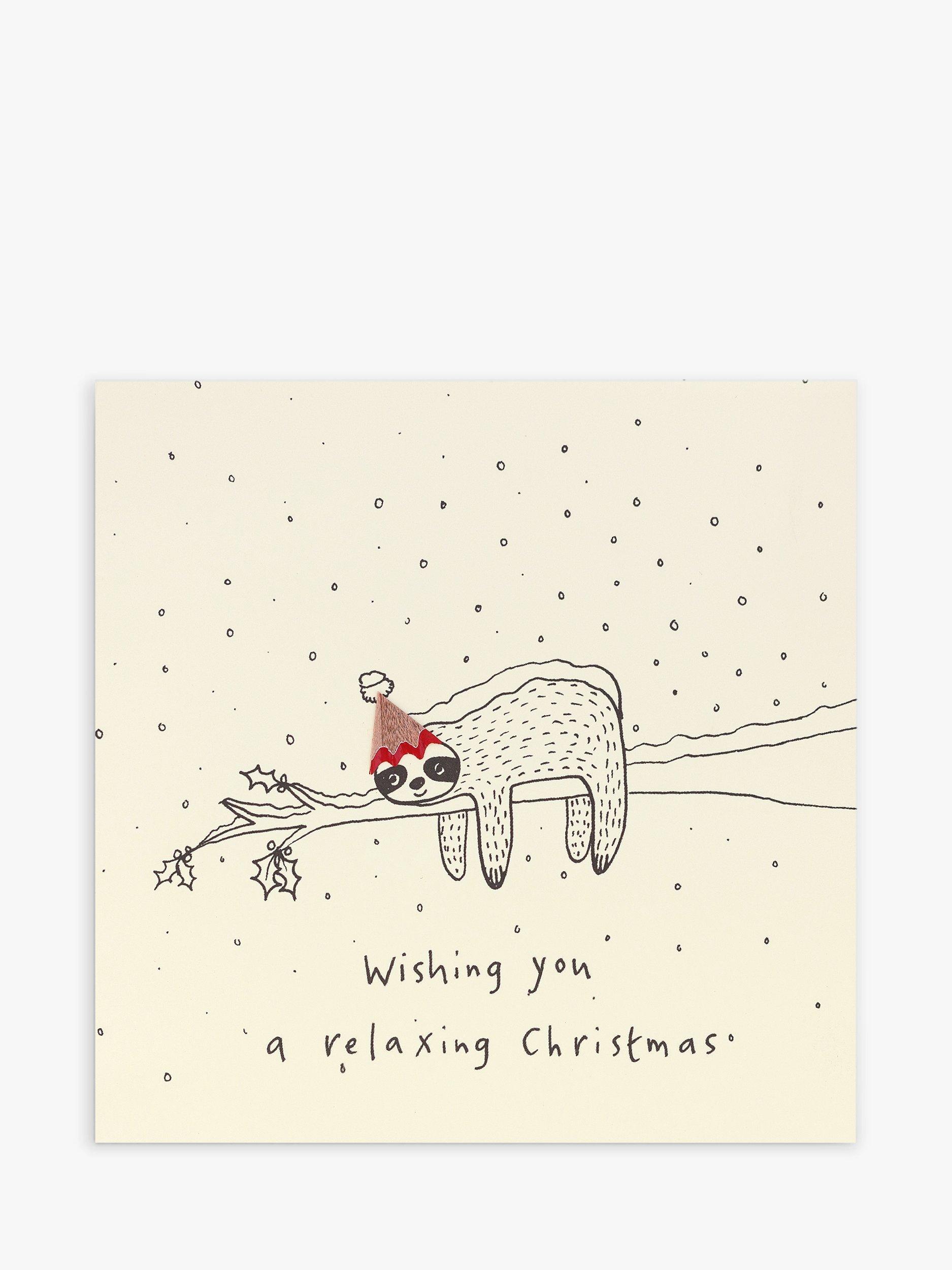 Ruth Jackson Sloth Christmas Card