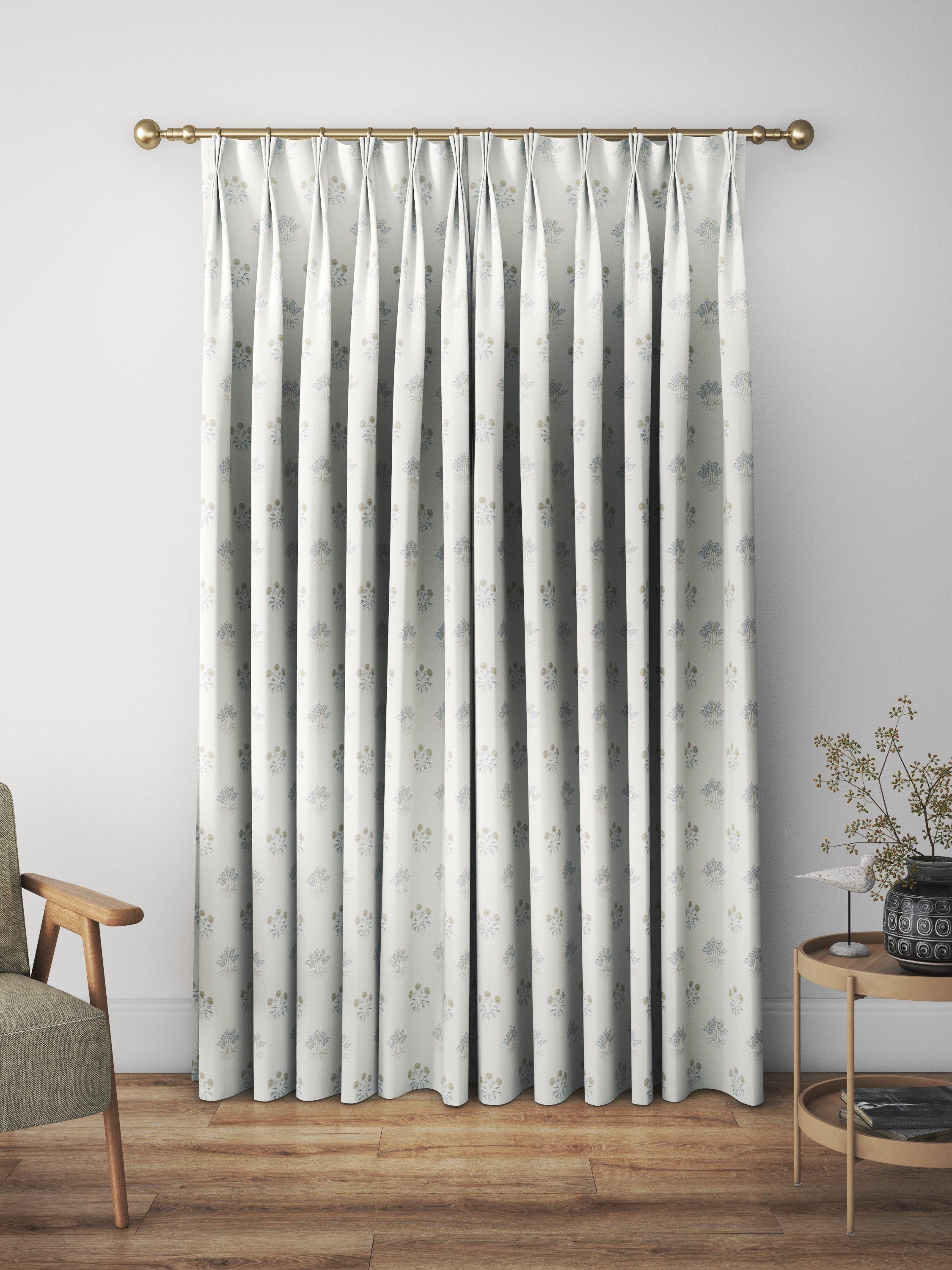 William Morris At Home Lily Flower Embroidered Made to Measure Curtains ...