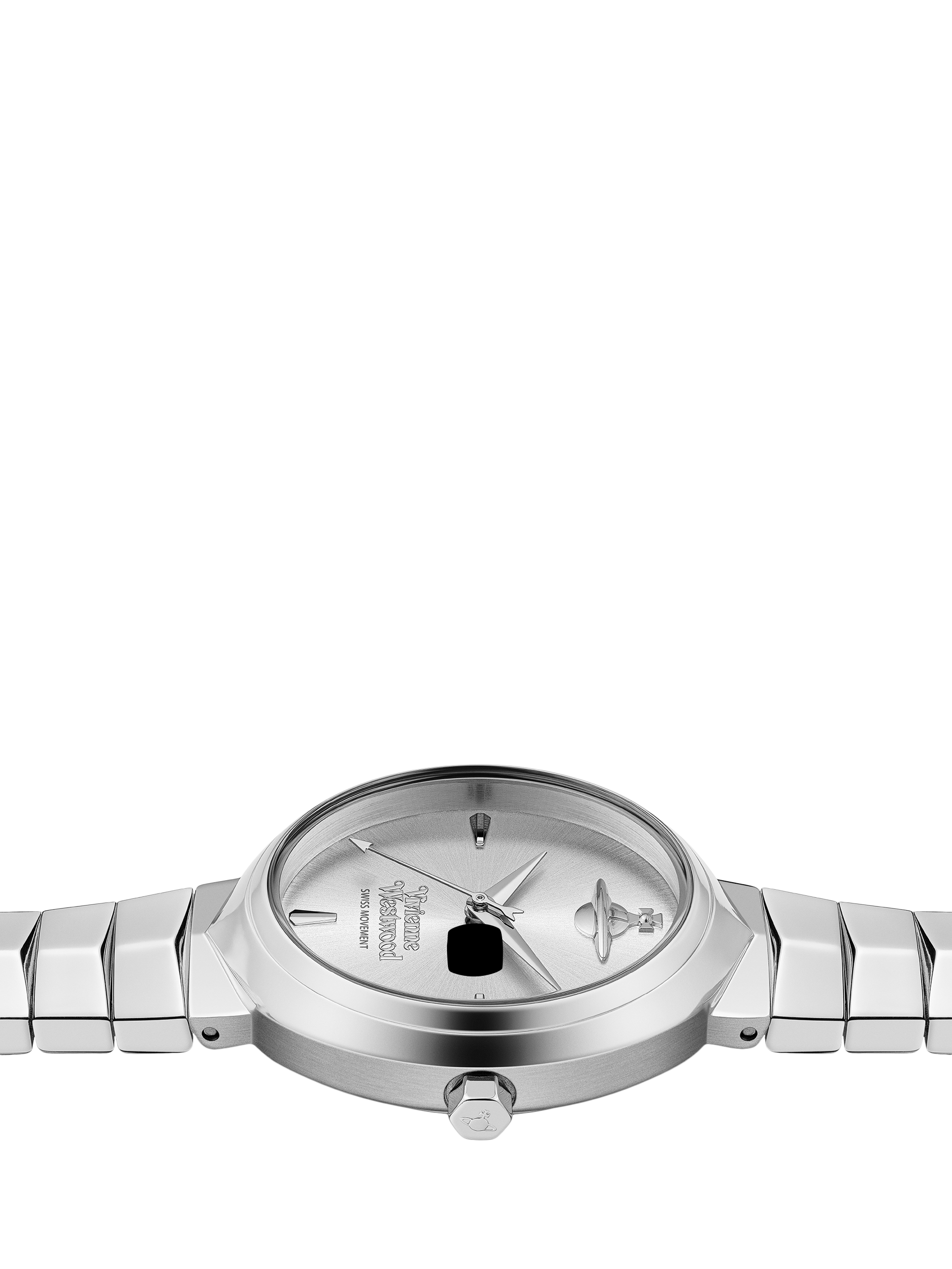 Vivienne Westwood Women's Armour Quartz Stainless Steel Bracelet Strap ...