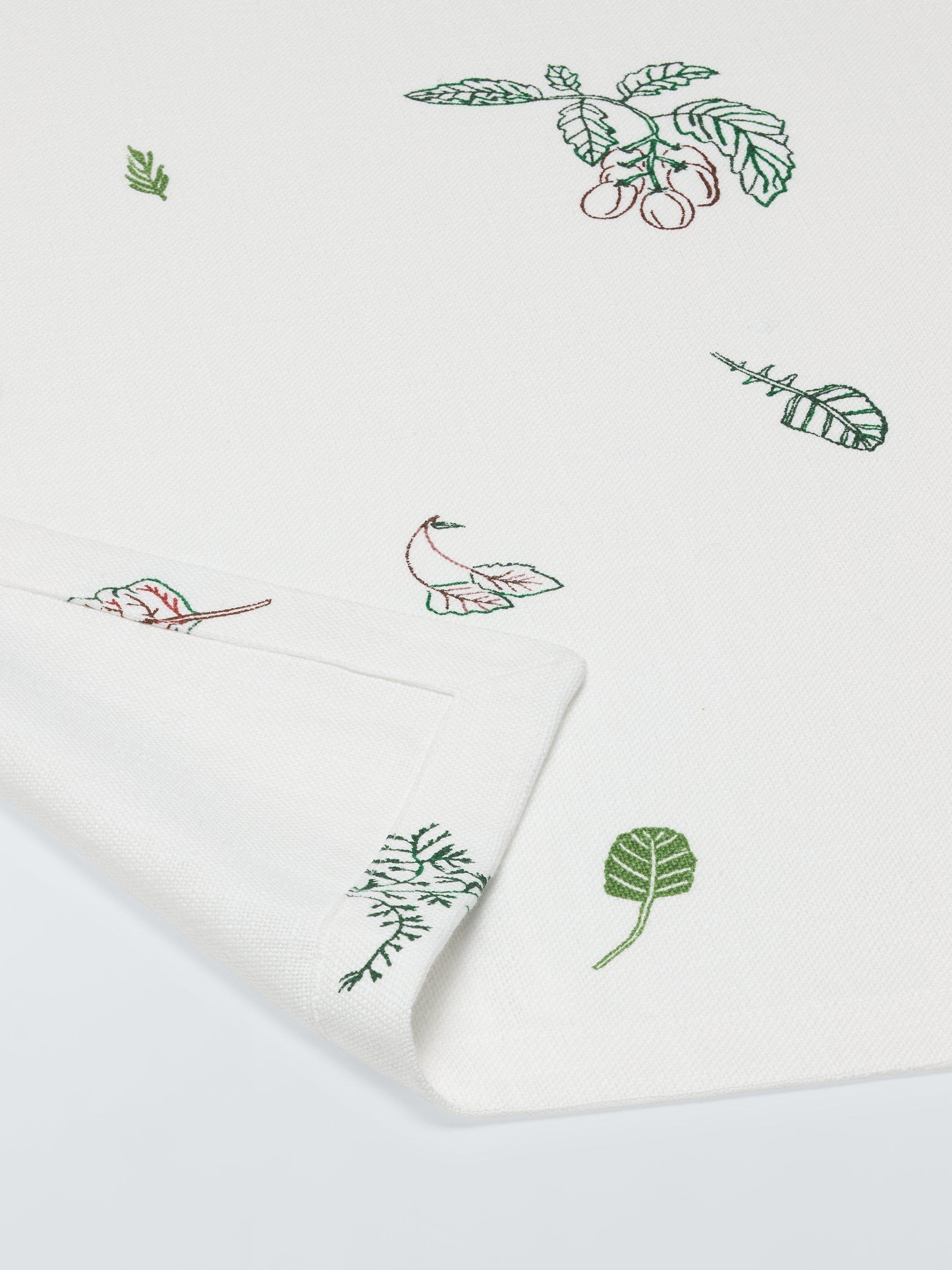 John Lewis X Deliciously Ella Cotton Tablecloth, 250 x 160cm, White