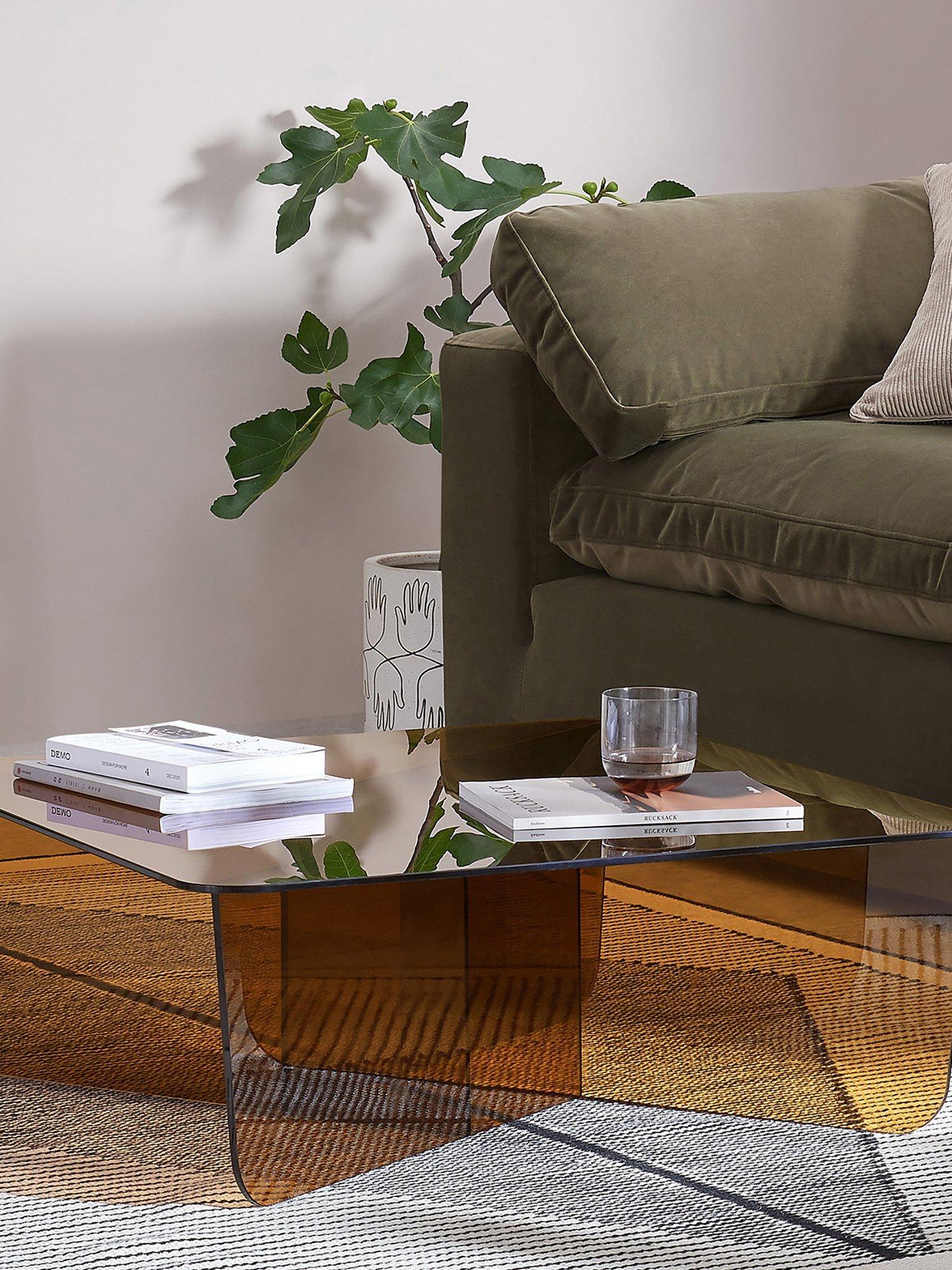 MADE Oki Square Glass Coffee Table