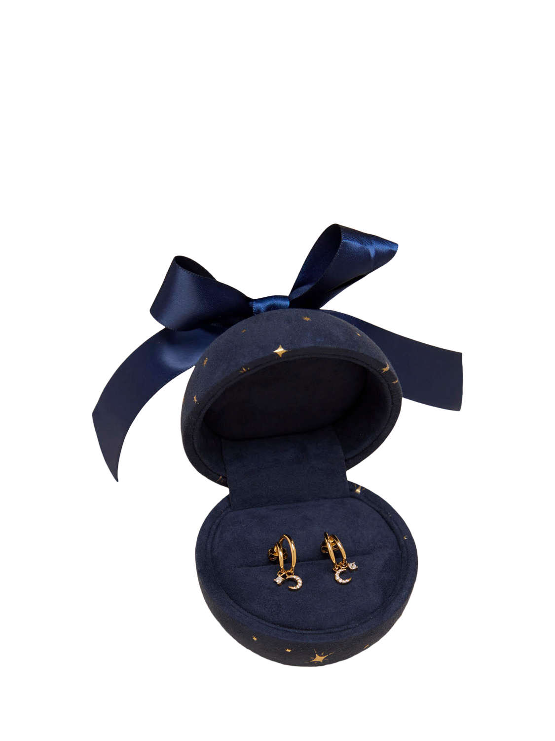 Astrid Miyu Bauble Moon Star Earrings Gift Set Gold