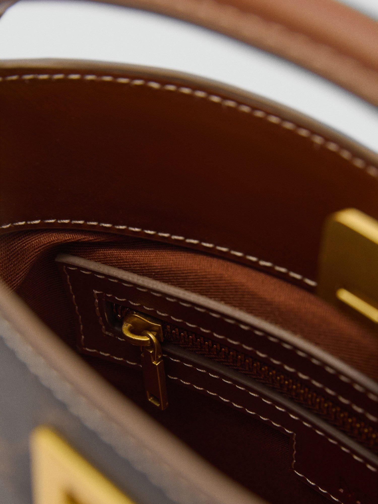 Mango Mike Small Grab Bag, Brown