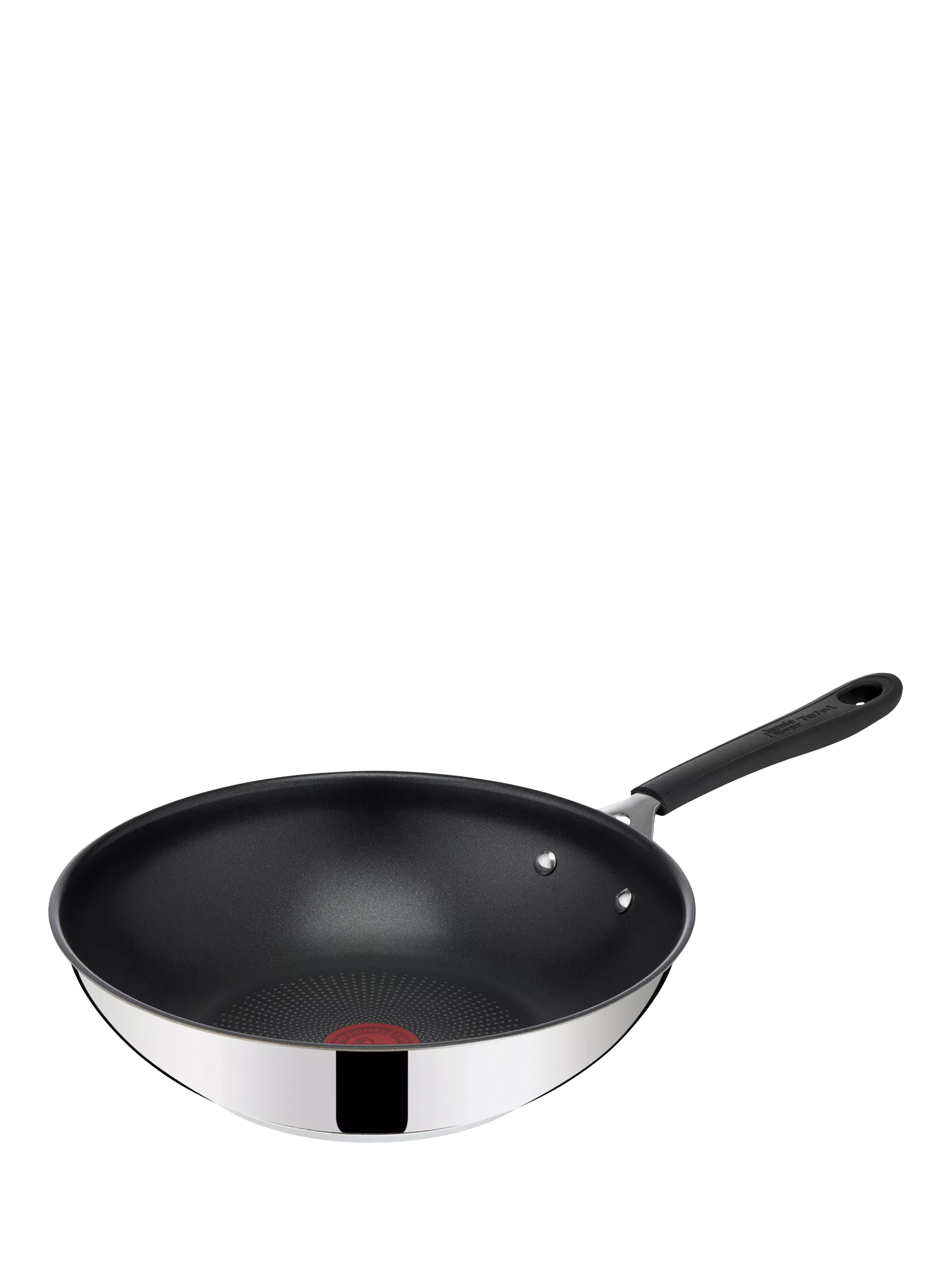 Jamie Oliver Home Cook Stainless Steel Non Stick Wok 28cm