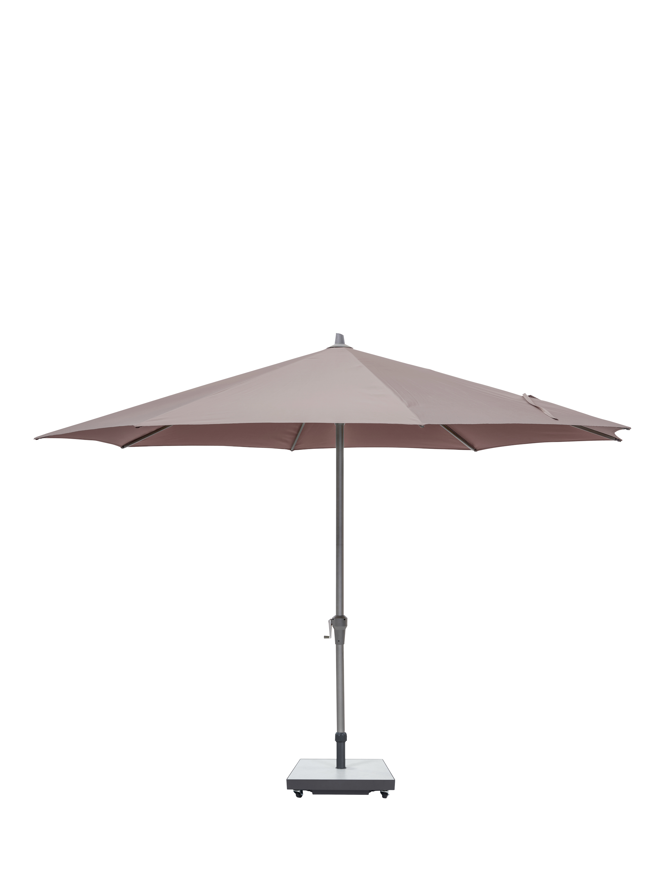 Pacific Riva Centre Pole Round Parasol 3.5m Taupe