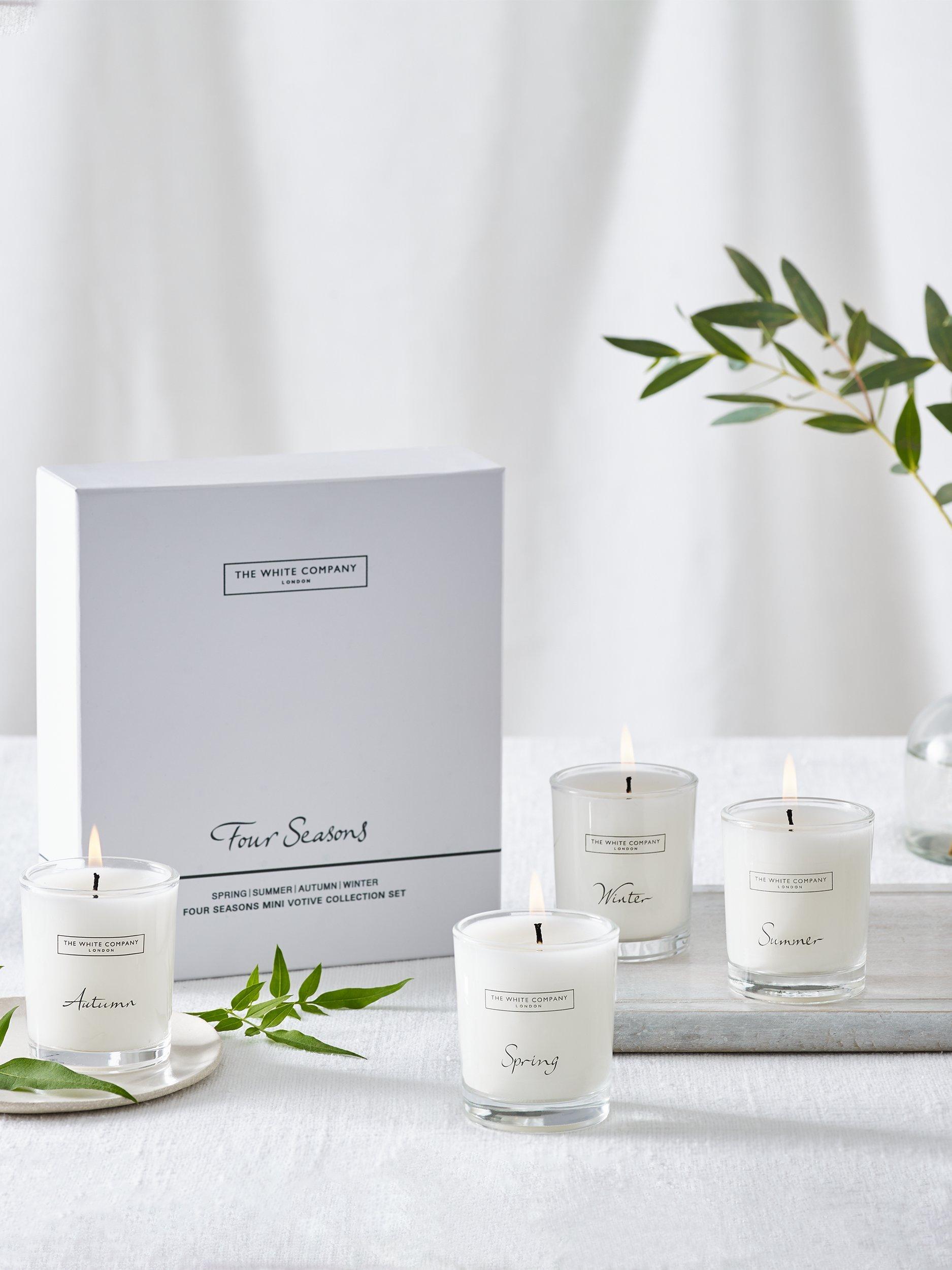 White company candles store