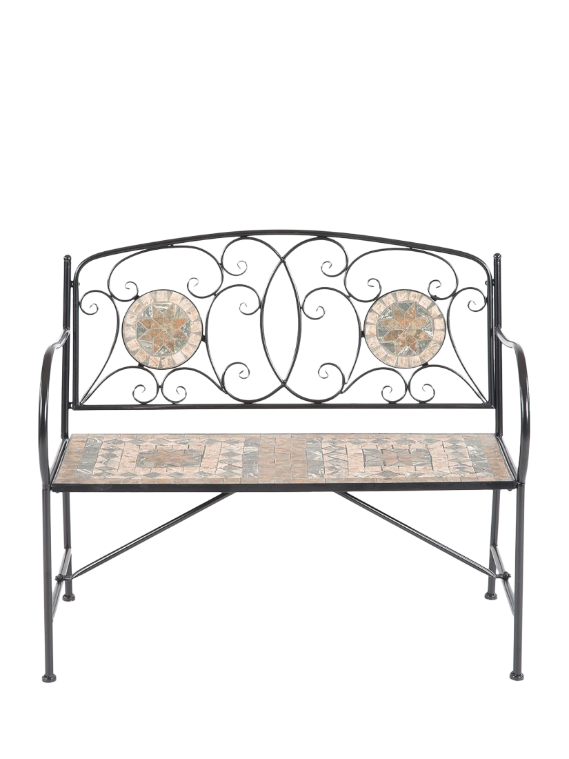 Suntime Algiers 2-Seater Mosaic Garden Bench