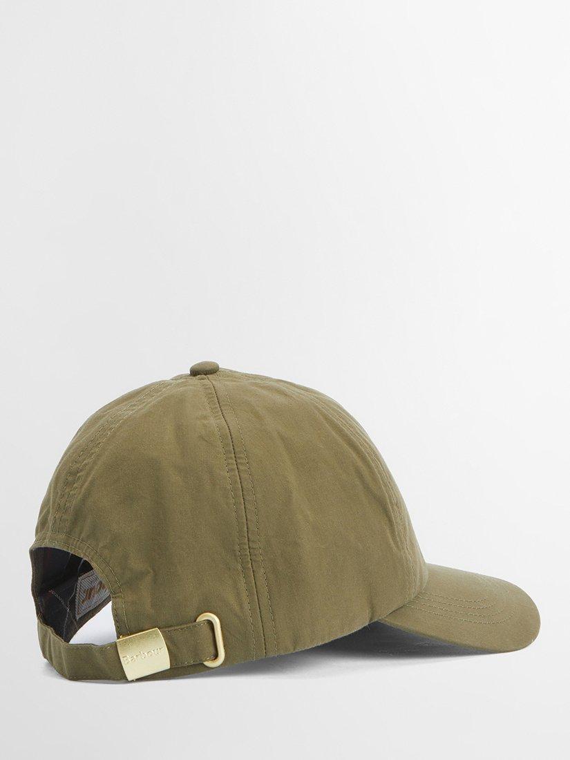 Barbour Mya Drywax Baseball Cap, Dusky Green